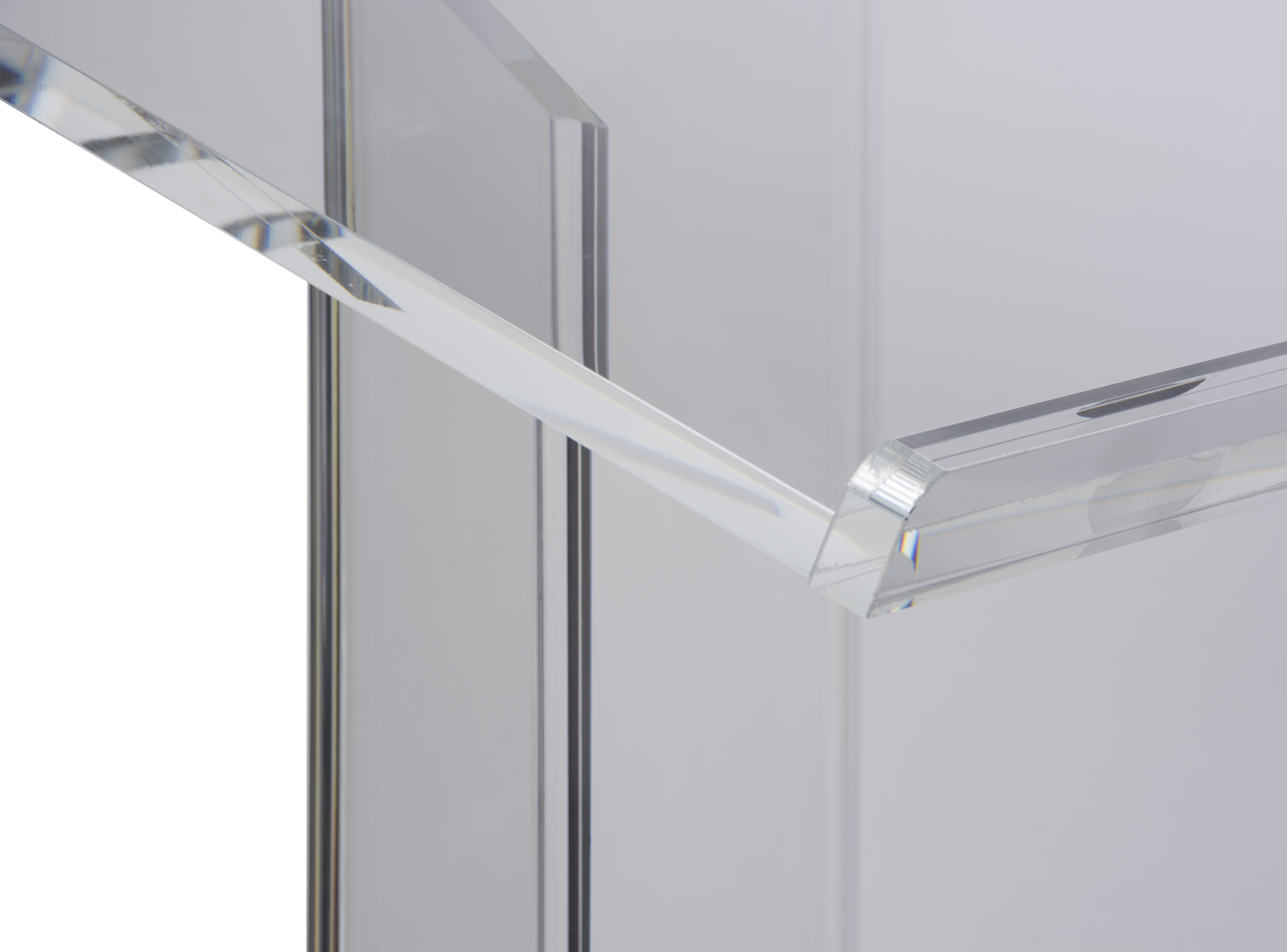 Double Wide Top Lectern - Acrylic Construction | Displays2Go