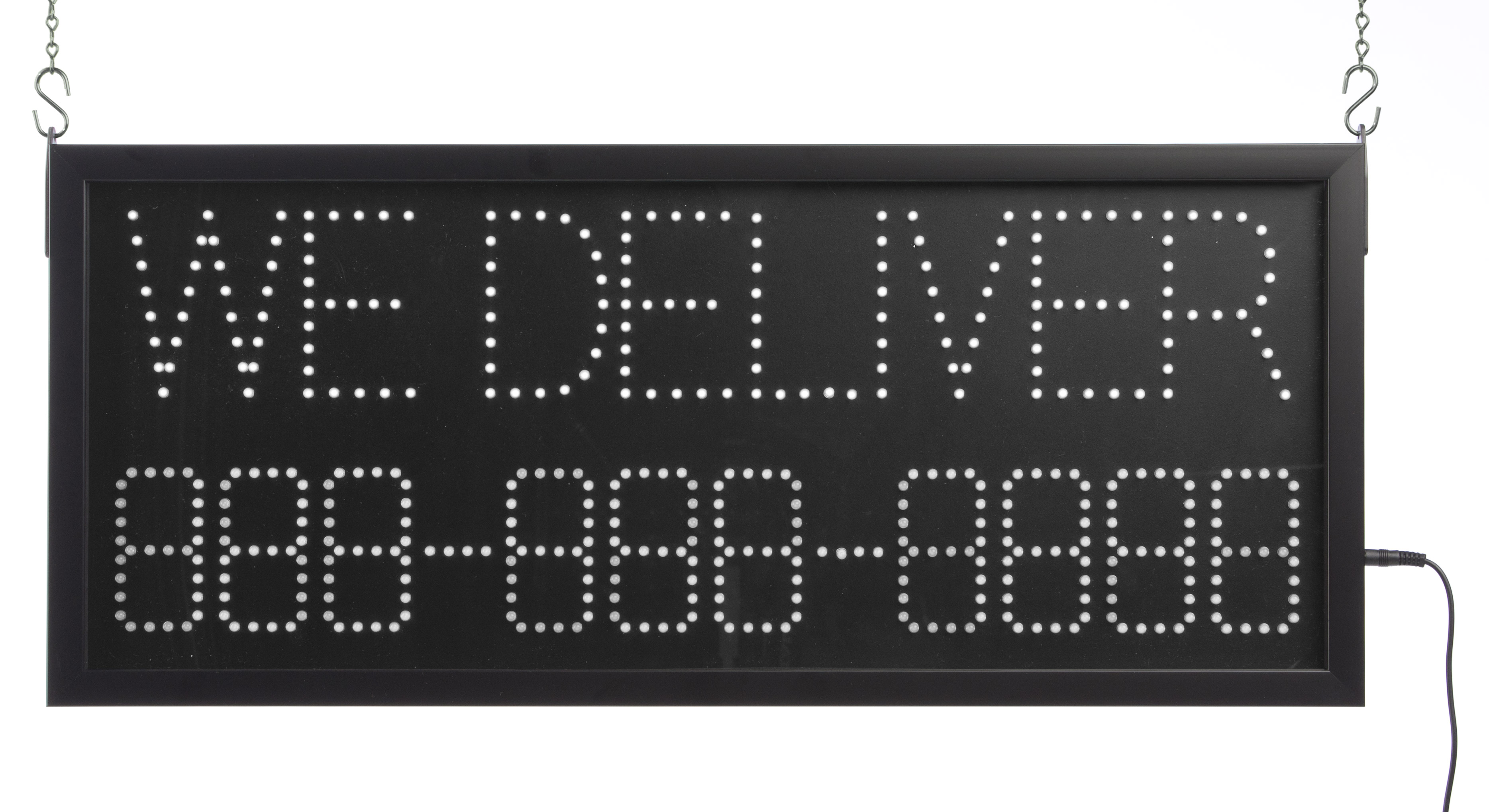Delivery LED Sign | WE DELIVER Text With Customizable Phone Number ...