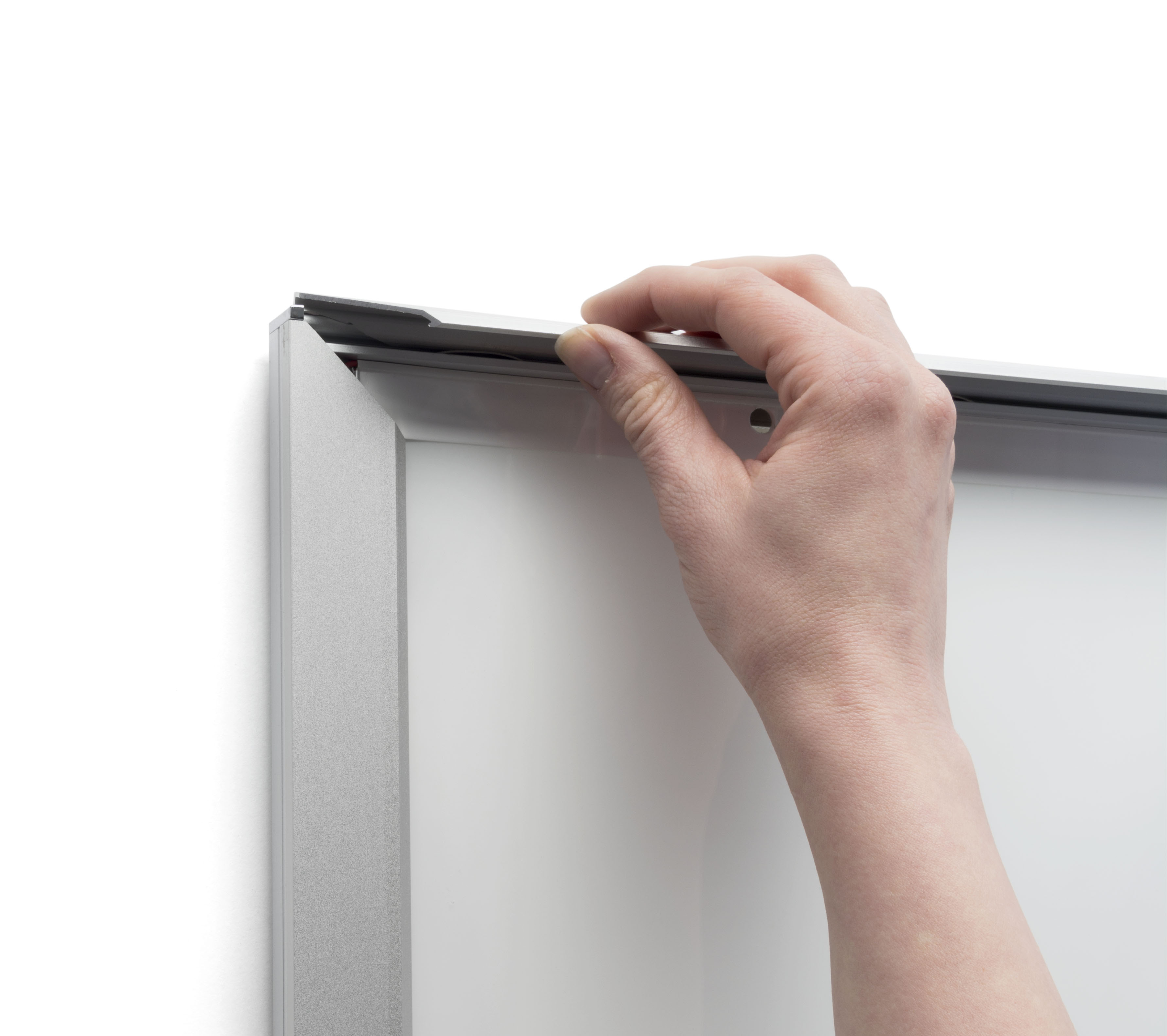 Silver Illuminated Snap Frame | Wall Hanging | Displays2Go
