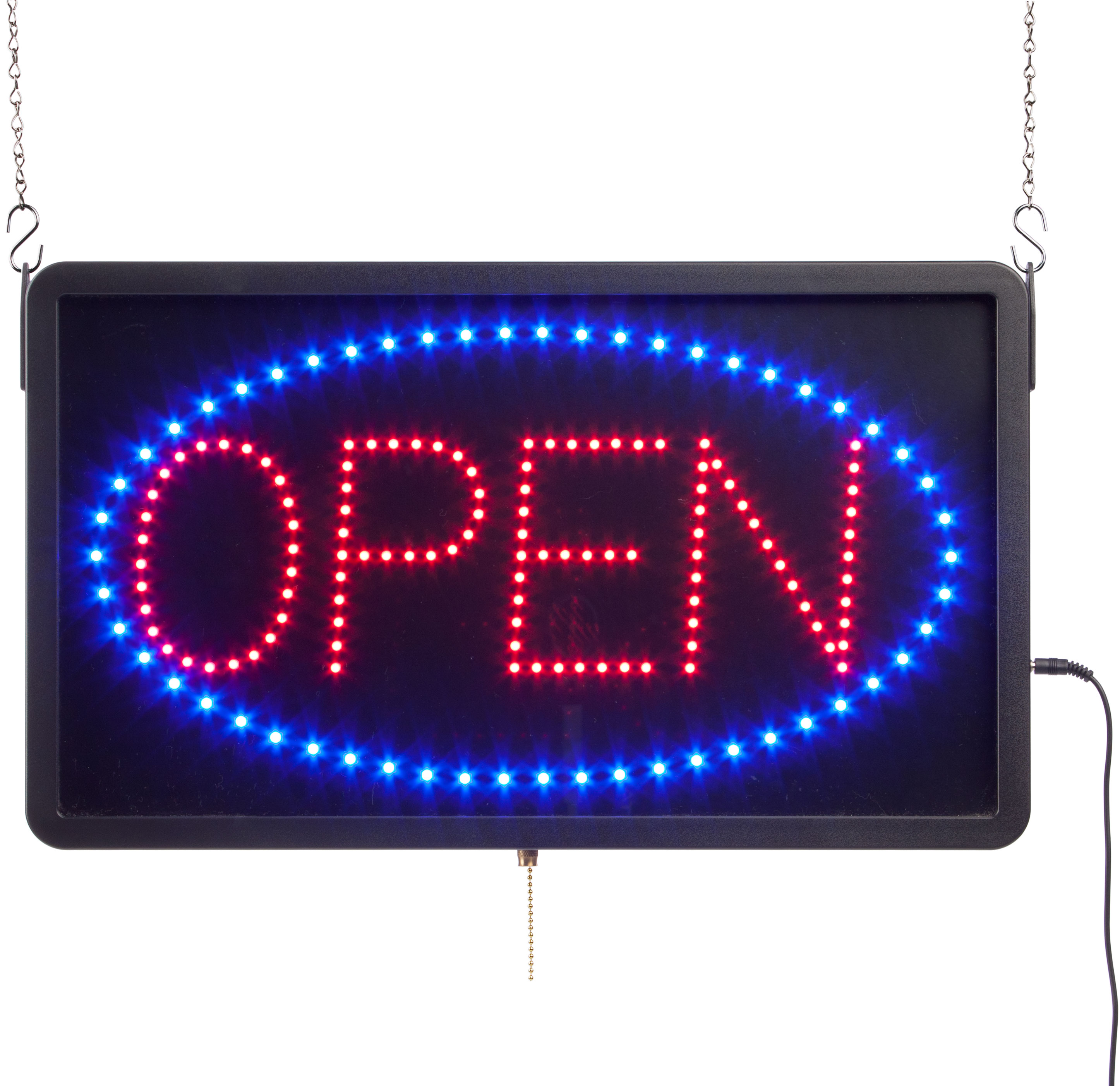 Glowing LED Open Sign | (3) Different Programmable Animations | Displays2go
