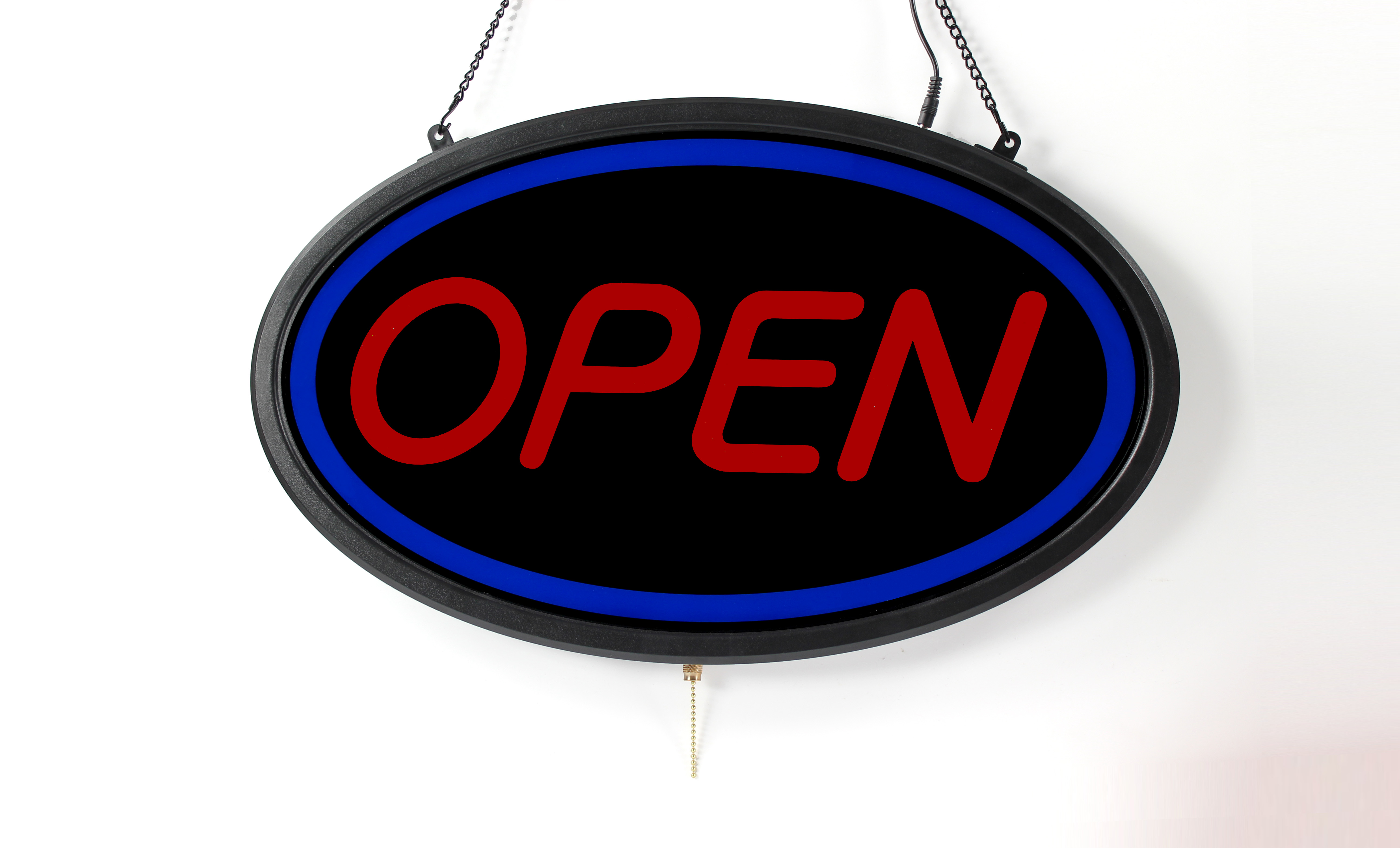 Semi Gloss LED Open Signs | Plastic Lens & (3) Animation Settings ...