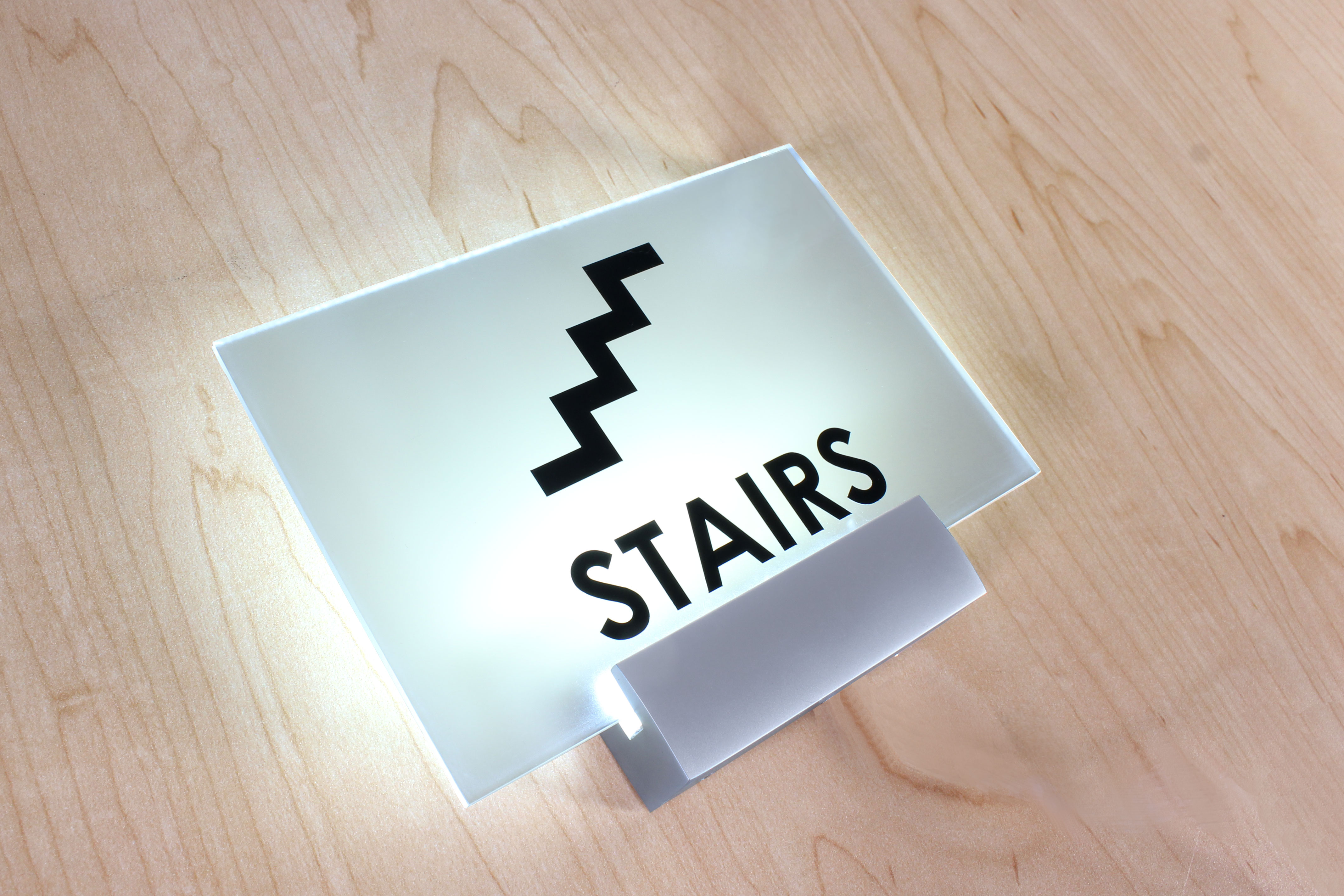 LED Sign Standoff | Backlit Illuminated Sign Rail for Wall Mount ...