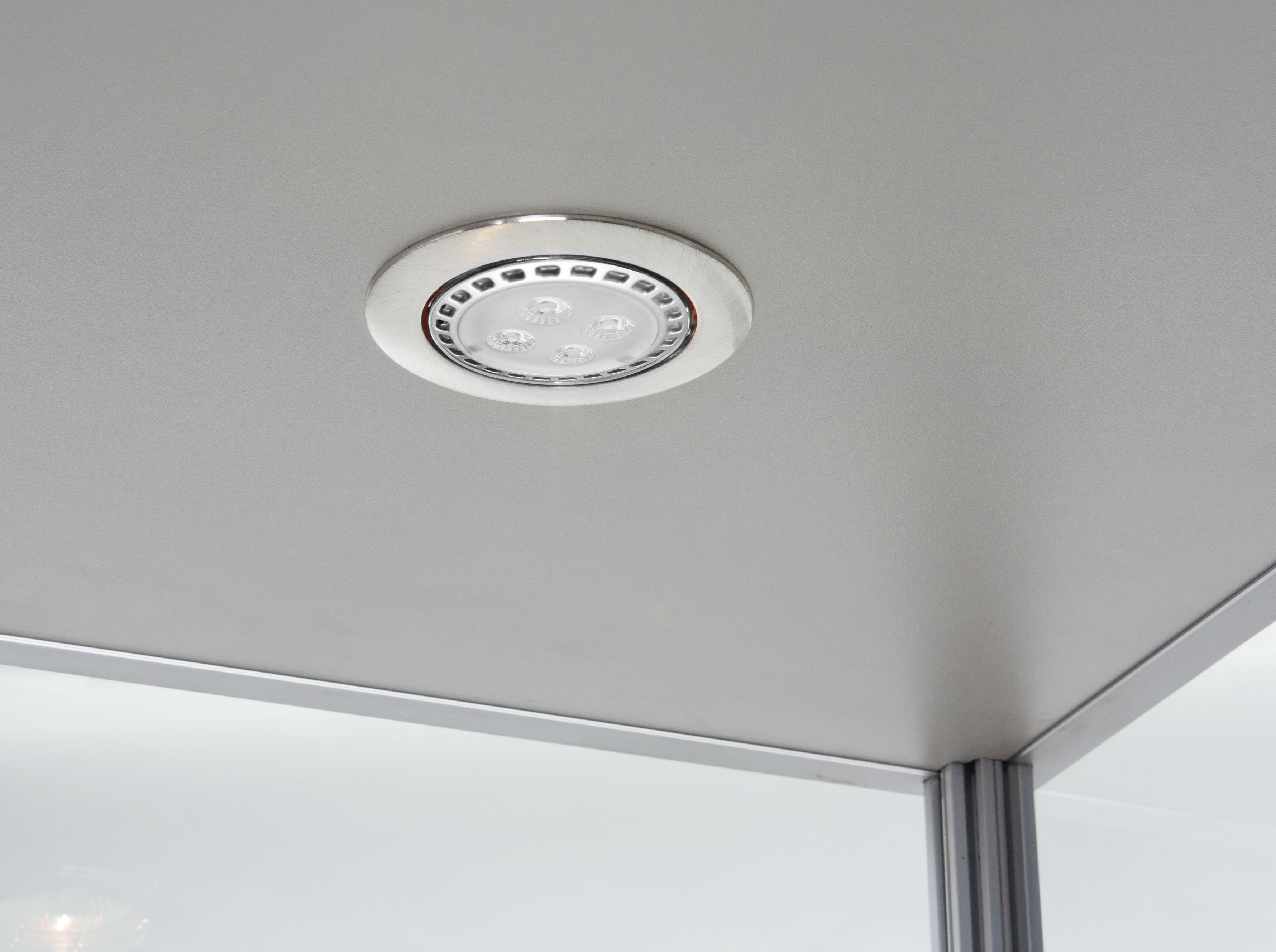 Illuminated Tower Display Cabinet | LED Recessed Lighting | Displays2Go