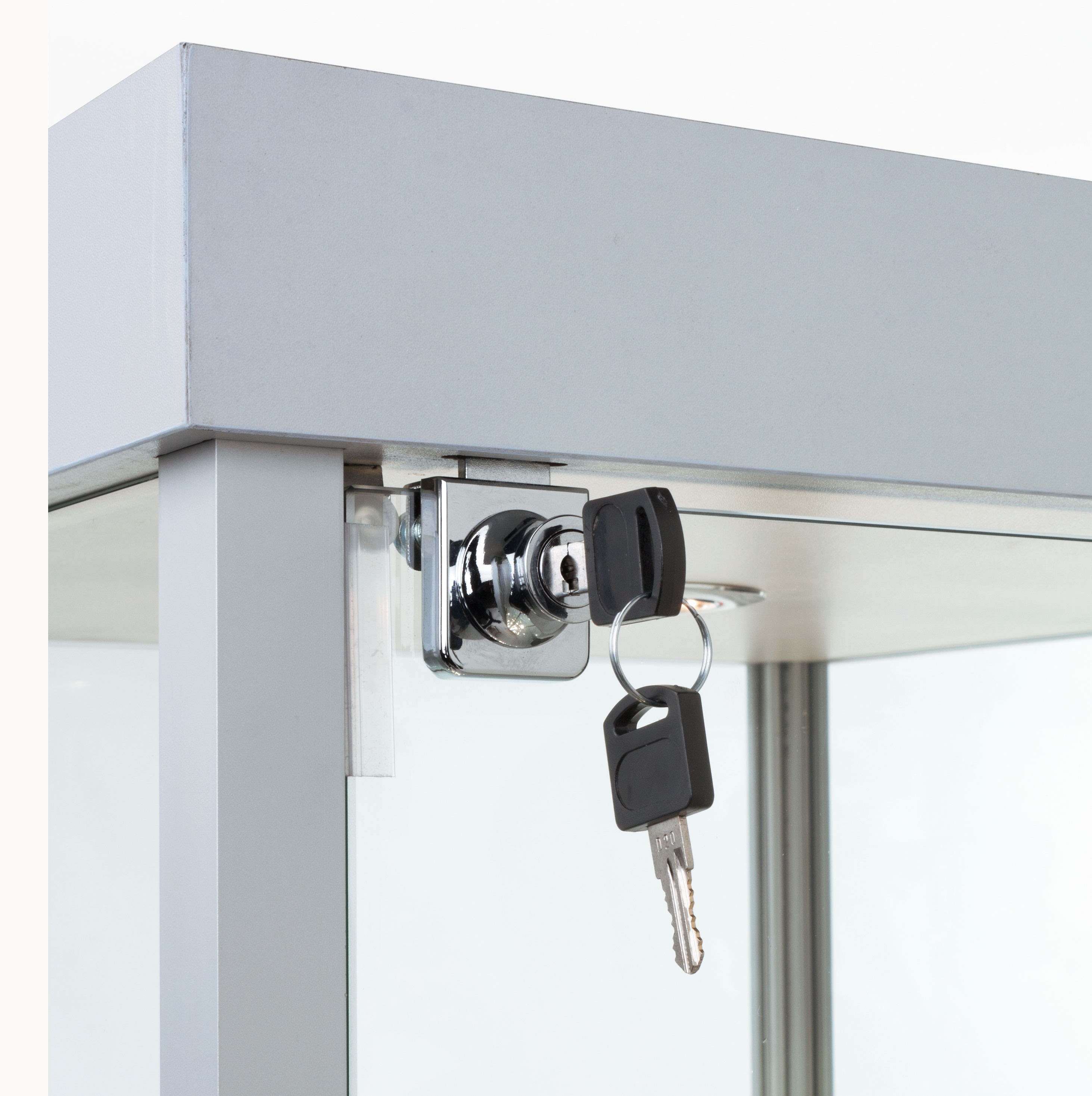 Illuminated Tower Display Cabinet | LED Recessed Lighting | Displays2Go