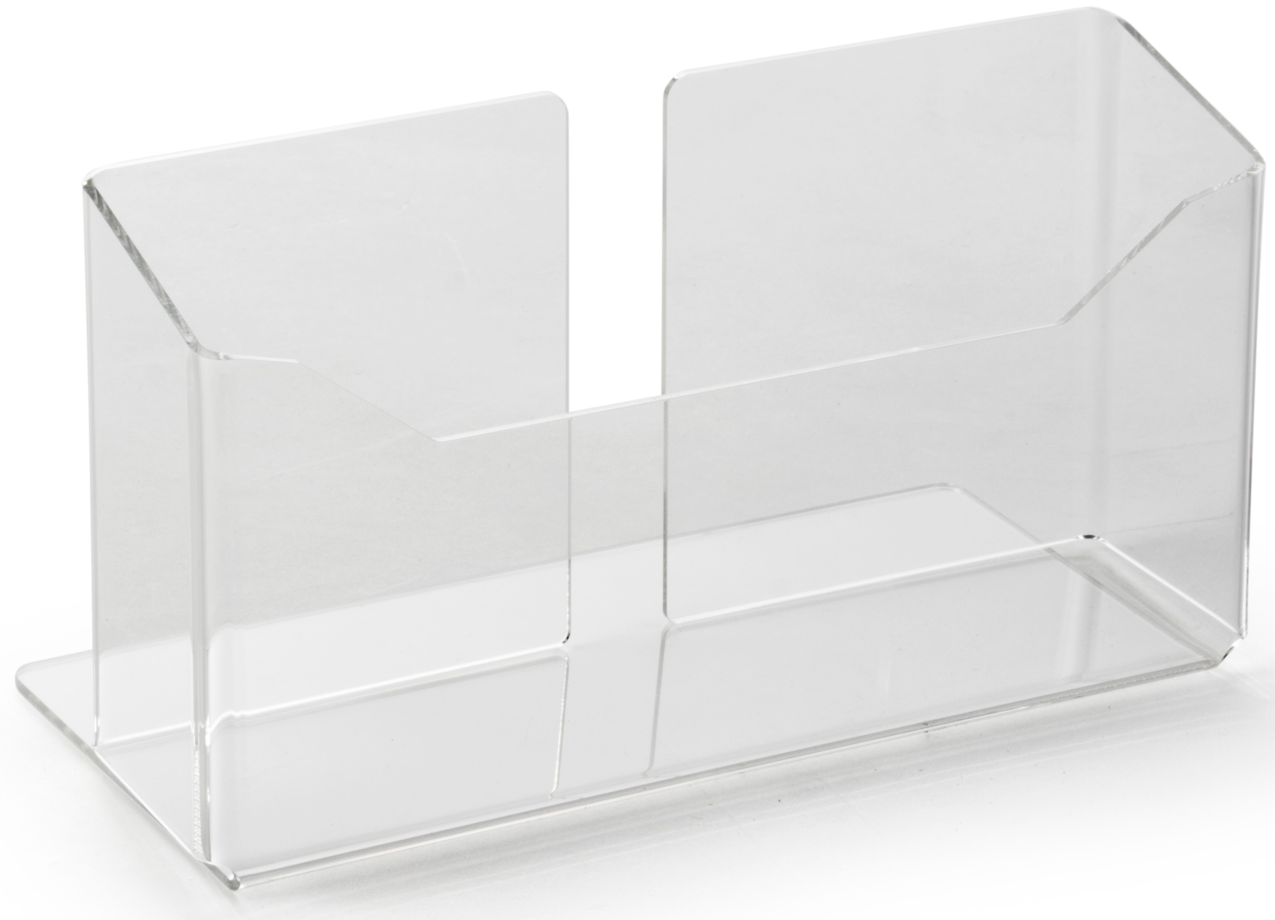 Lucite Newspaper Display | Clear Countertop Tabloid Holder | Displays2Go