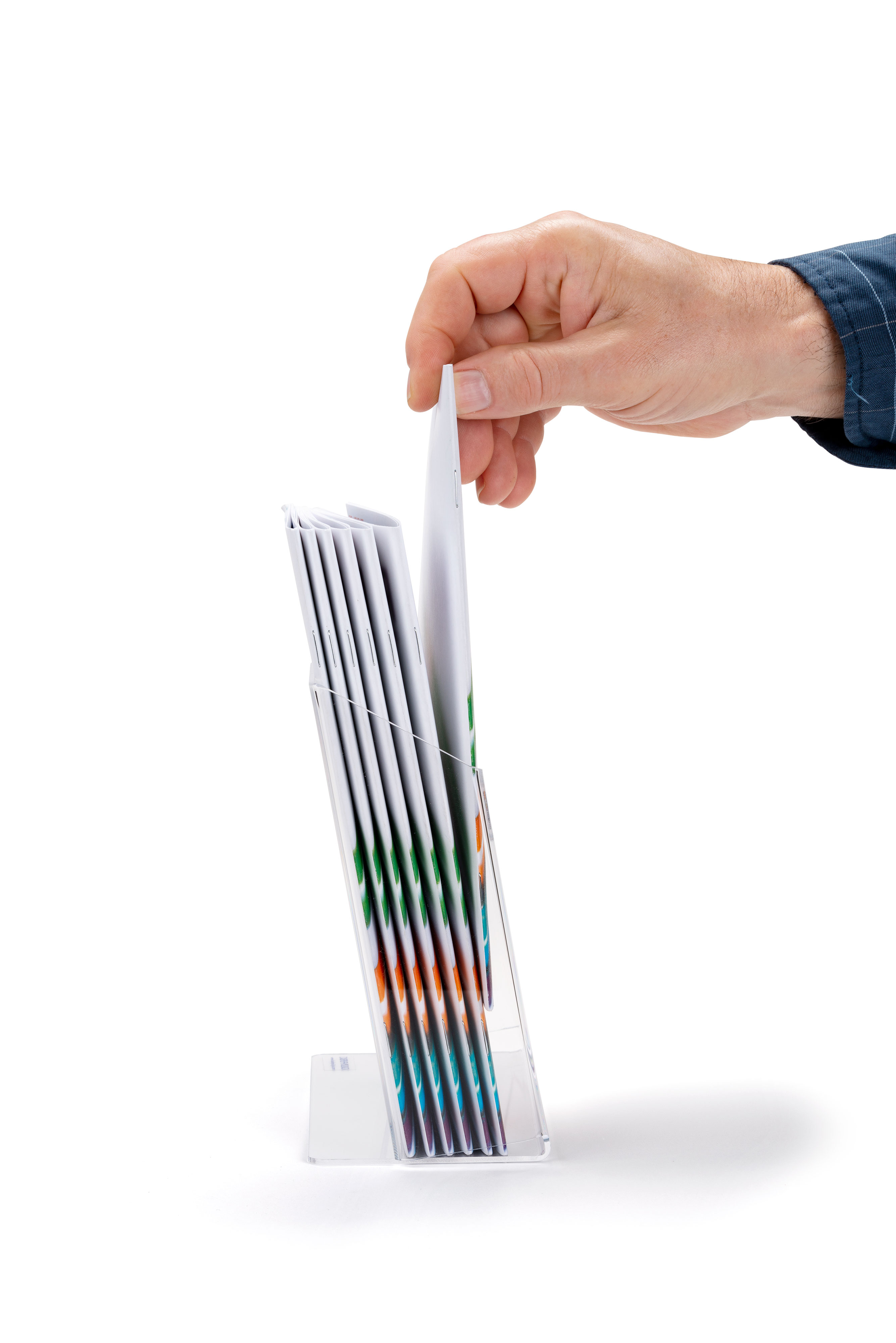 Counter Brochure Holder | For Leaflets or Small Magazines | Displays2Go