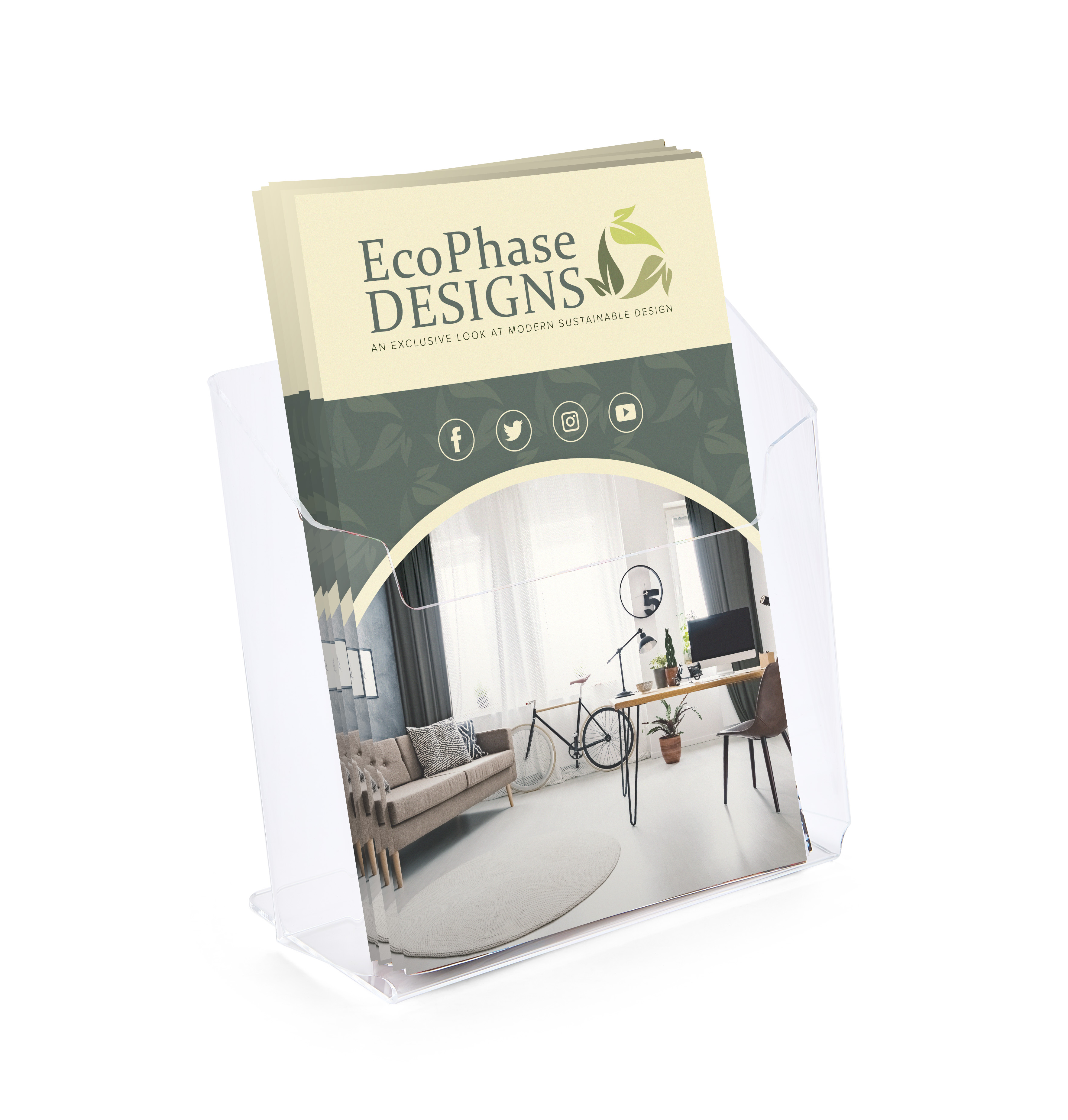 Counter Brochure Holder | For Leaflets or Small Magazines | Displays2Go