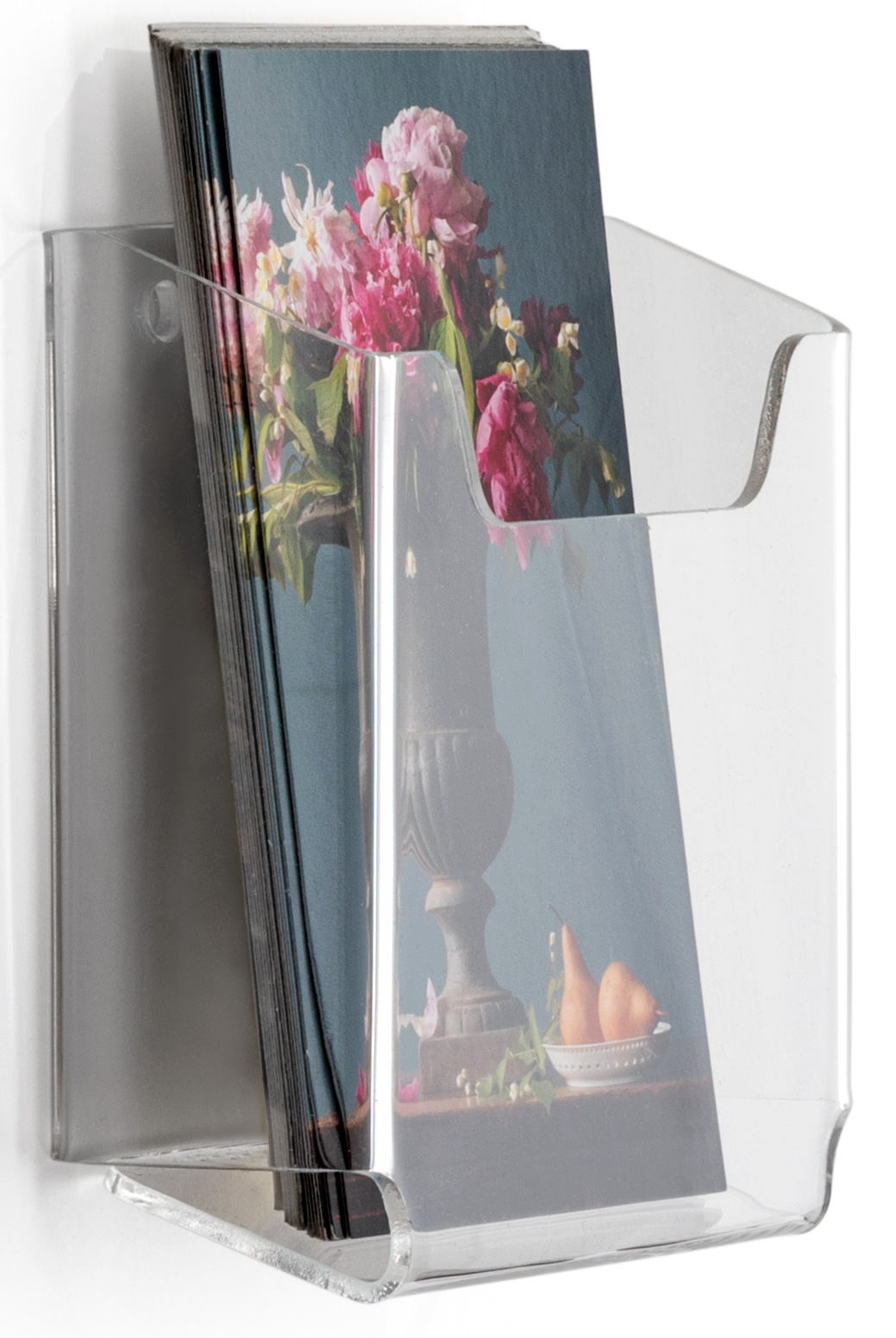 Wall Mounting Brochure Holder | Hanging Acrylic Leaflet Pocket ...