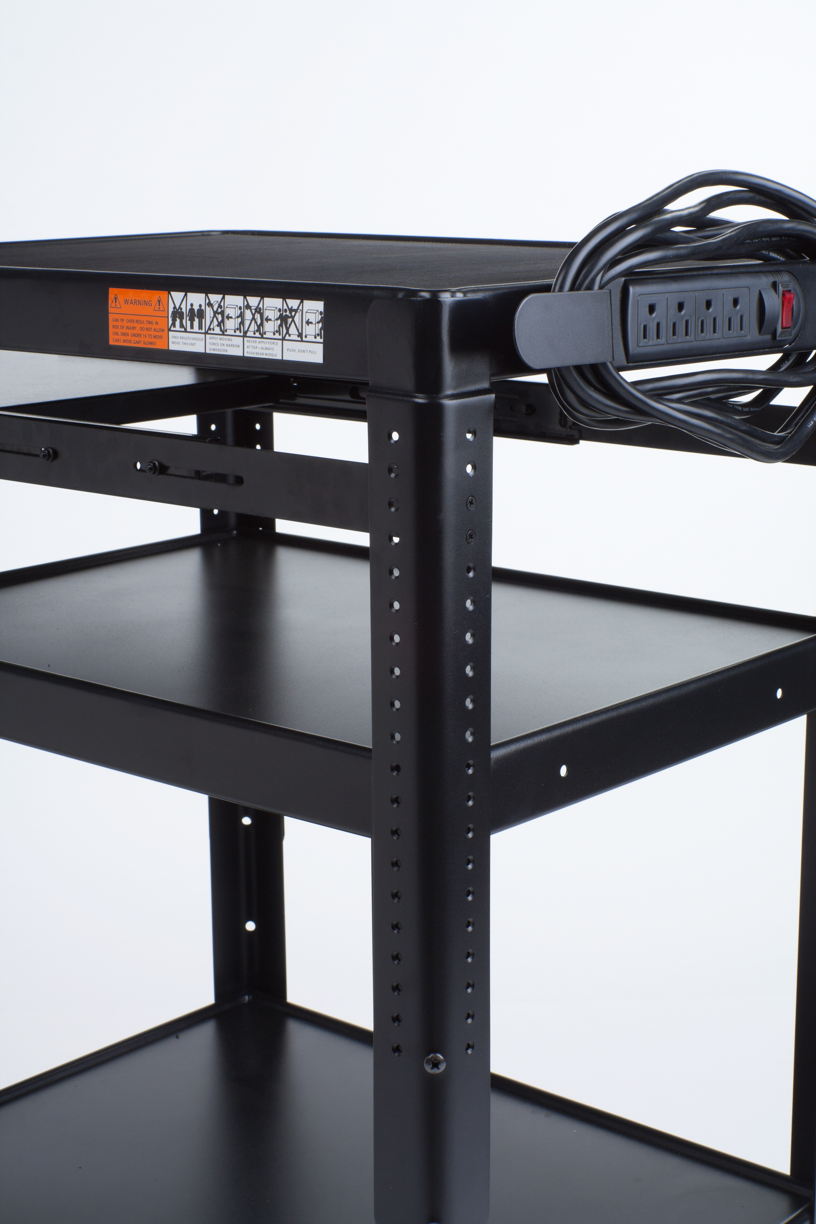 Audio Visual Carts | Mobile Media Trolleys w/ Extending Trays | Displays2Go