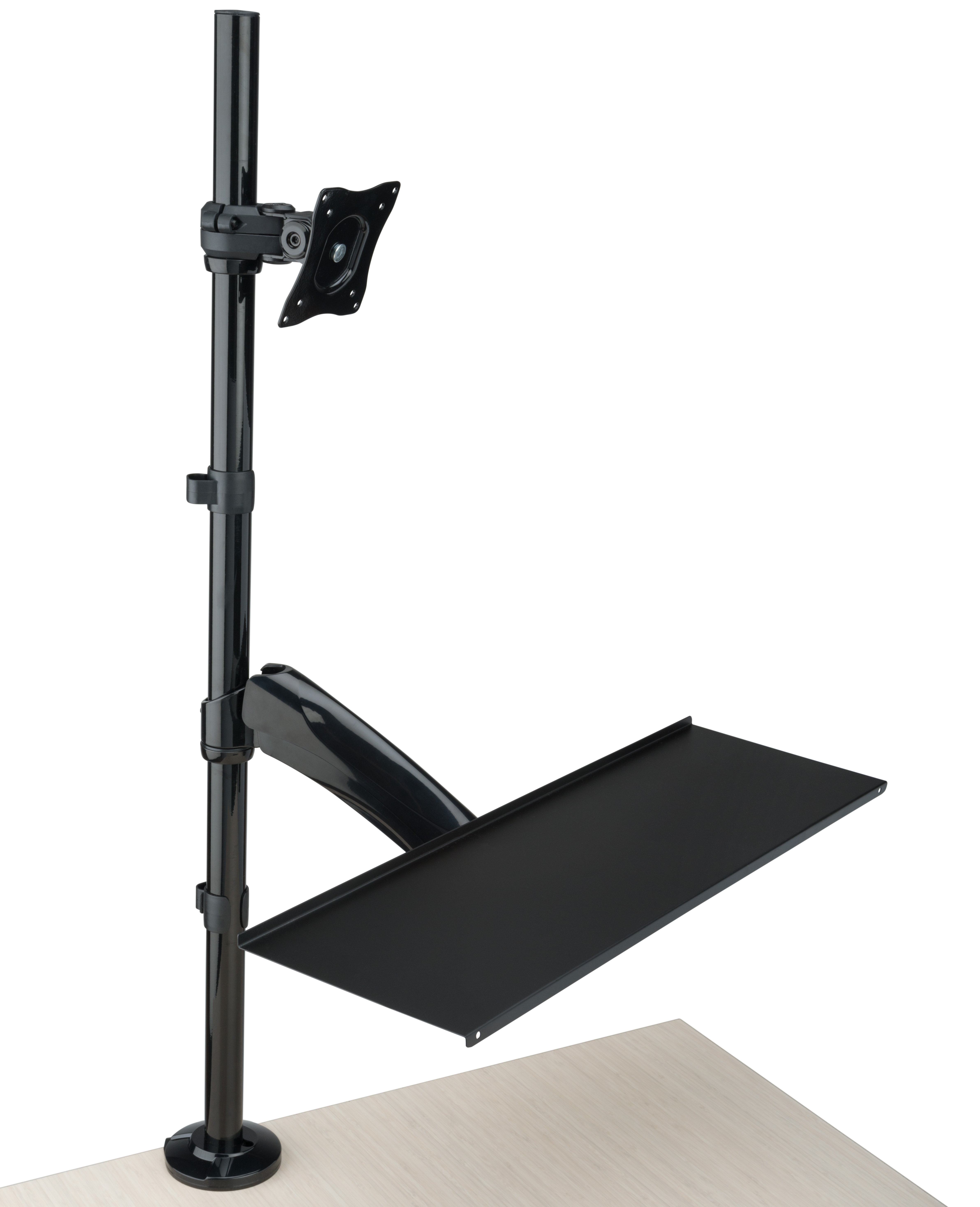 Extra Tall Monitor Arm | Height Adjustable Single Screen Mount ...