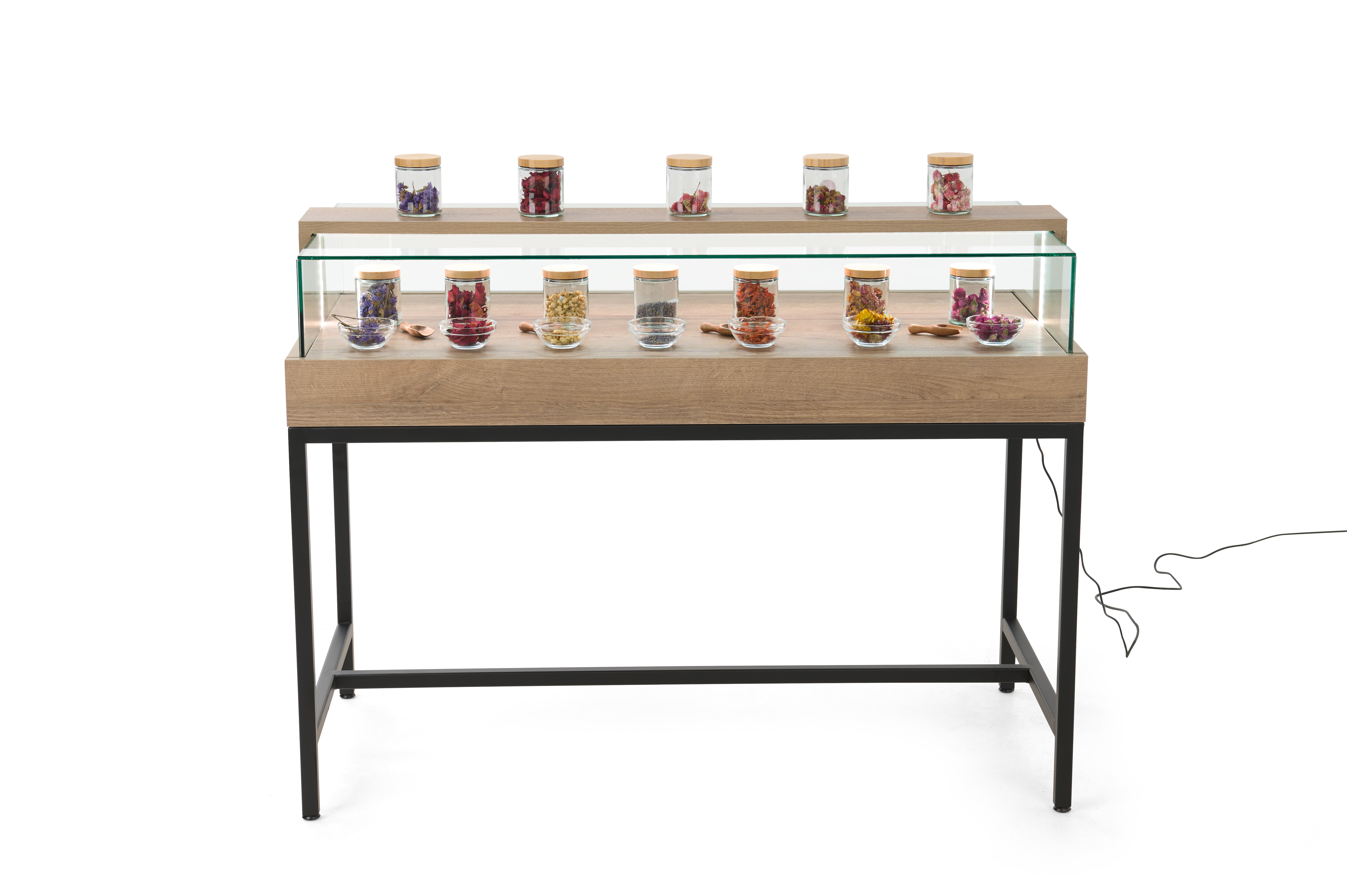 Dispensary Display Case | Tempered Glass Illuminated Showcase | Displays2Go