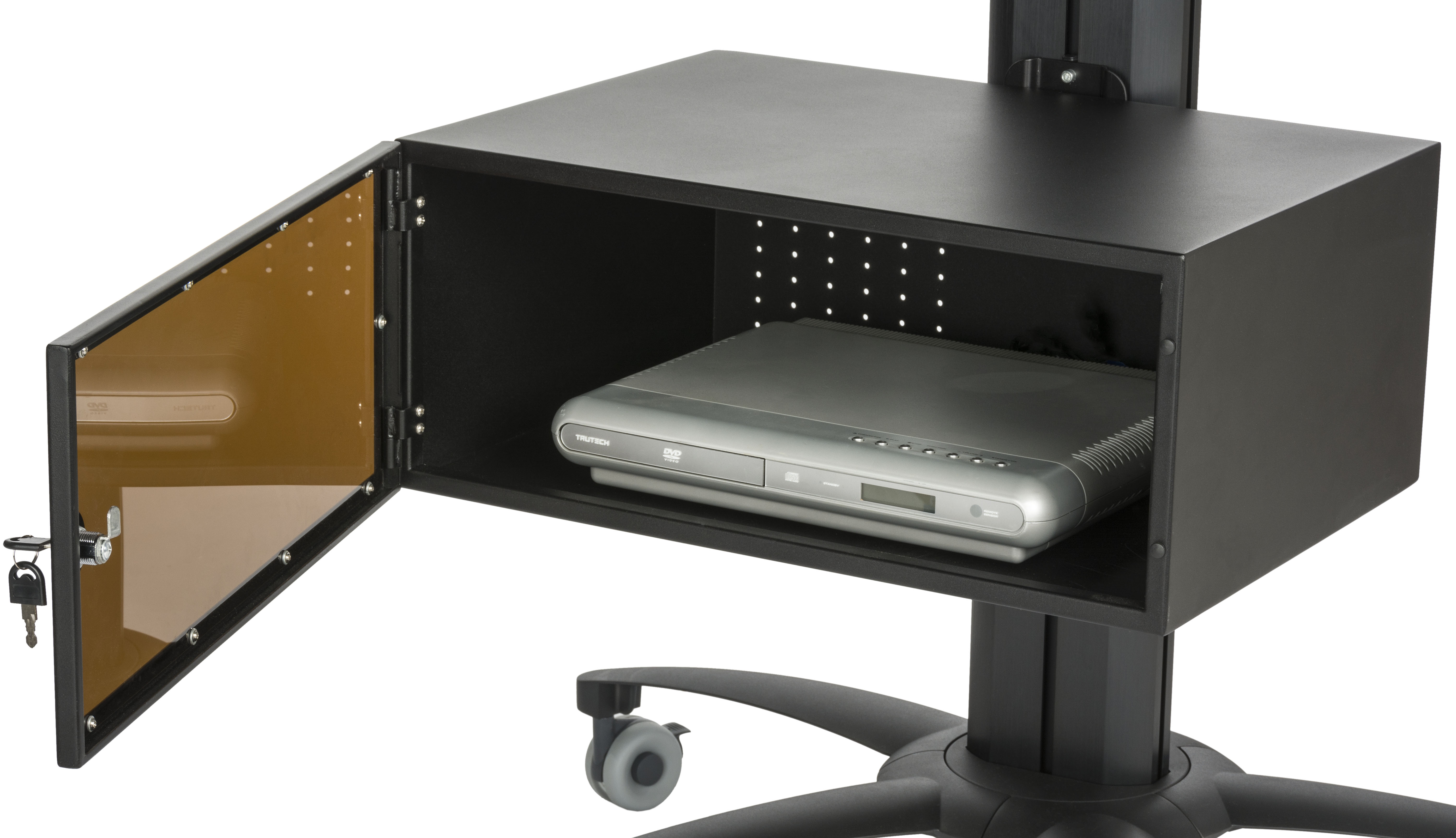 Dual Screen TV Stand with Power Distribution | Media Cabinet | Displays2Go