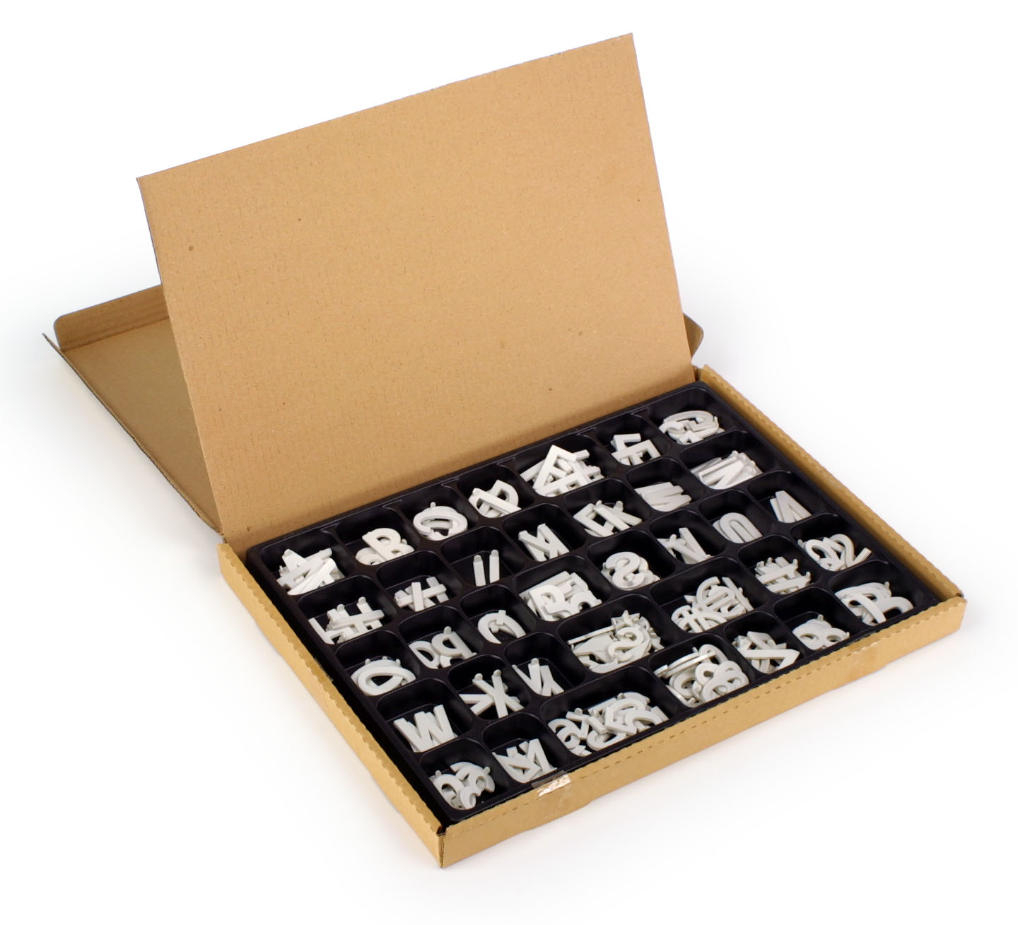 1" Helvetica Letters - Deluxe Tray Included | Displays2Go