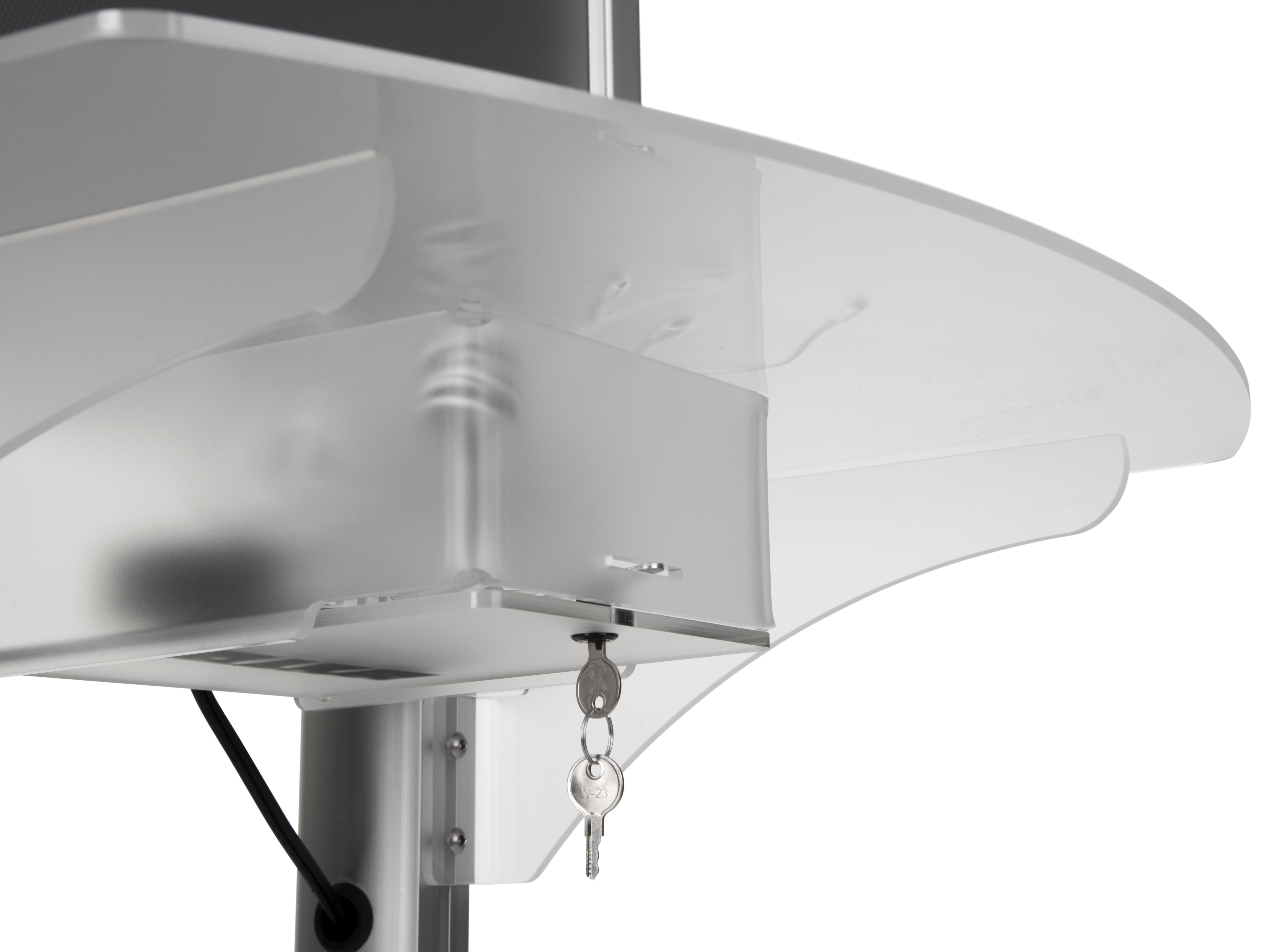 Poster Frame Charging Station | Lightning & Micro-USB Cables | Displays2Go