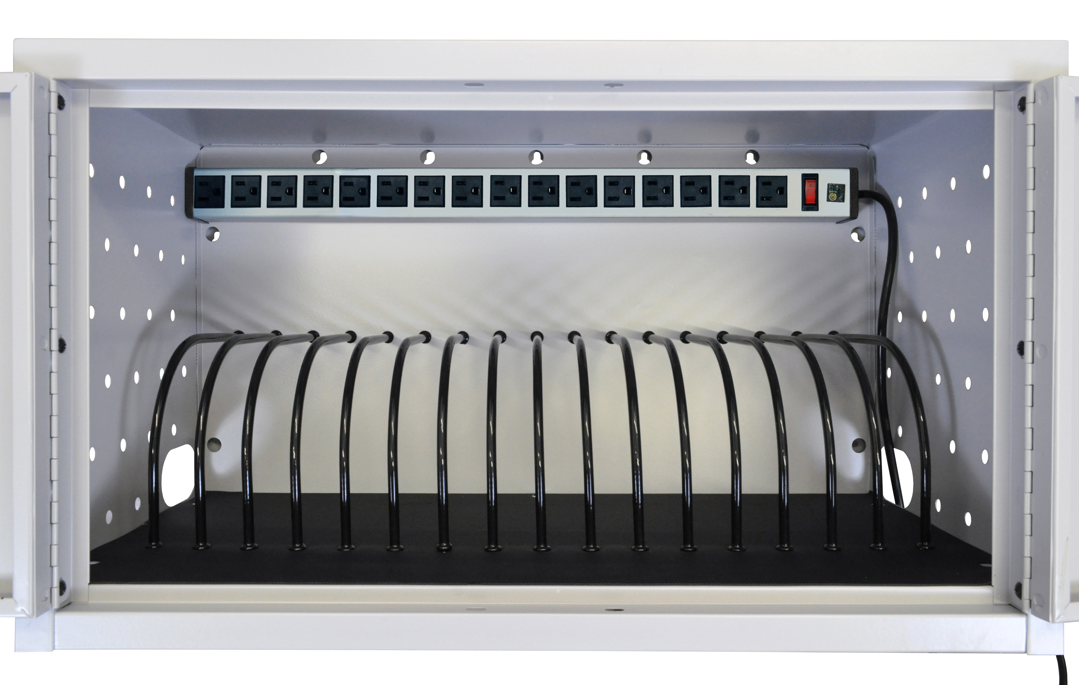 Laptop Security Cabinet | Holds Up to 16 Devices | Displays2Go