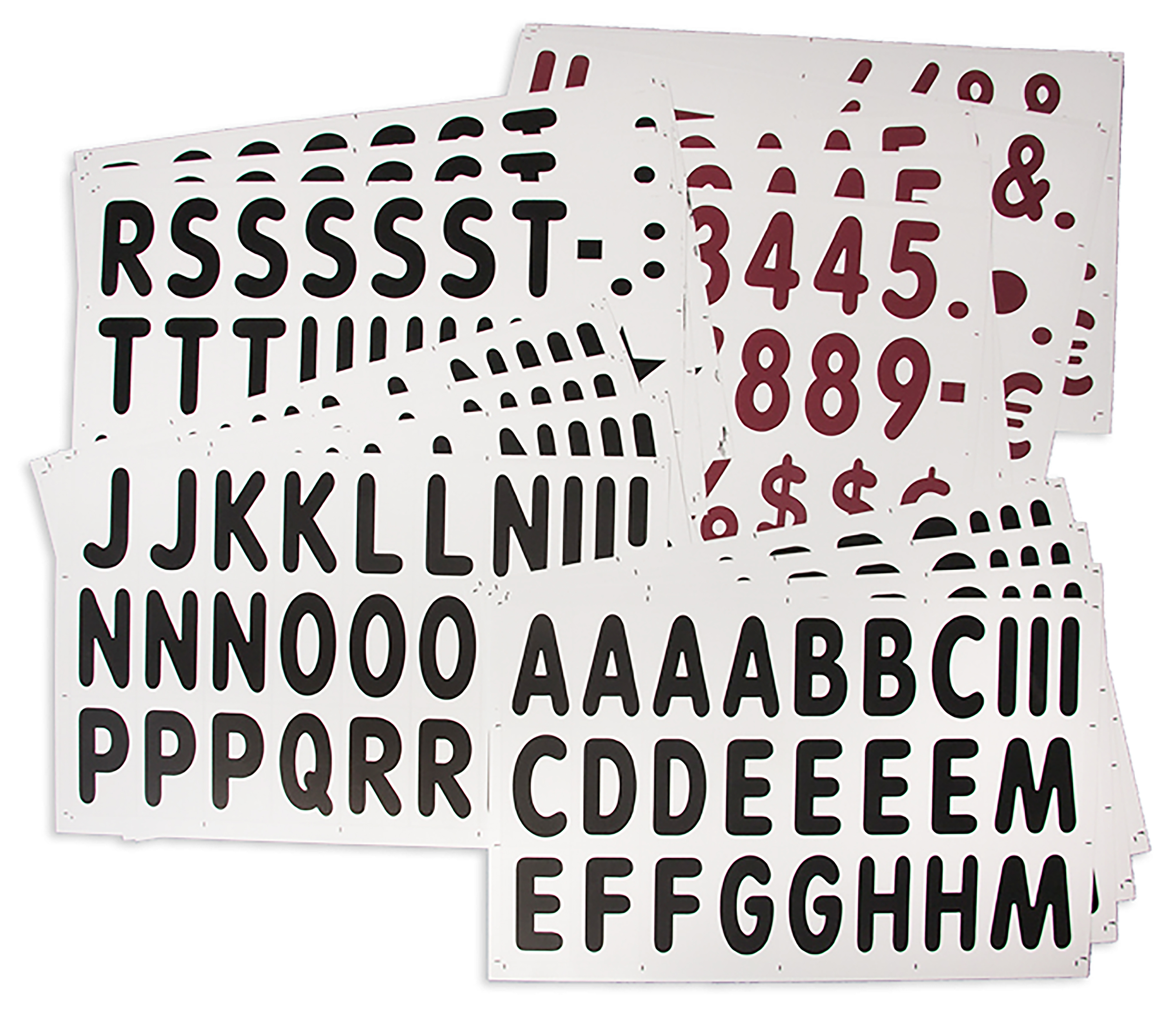 5” Sidewalk Sign Replacement Letters | Displays2Go