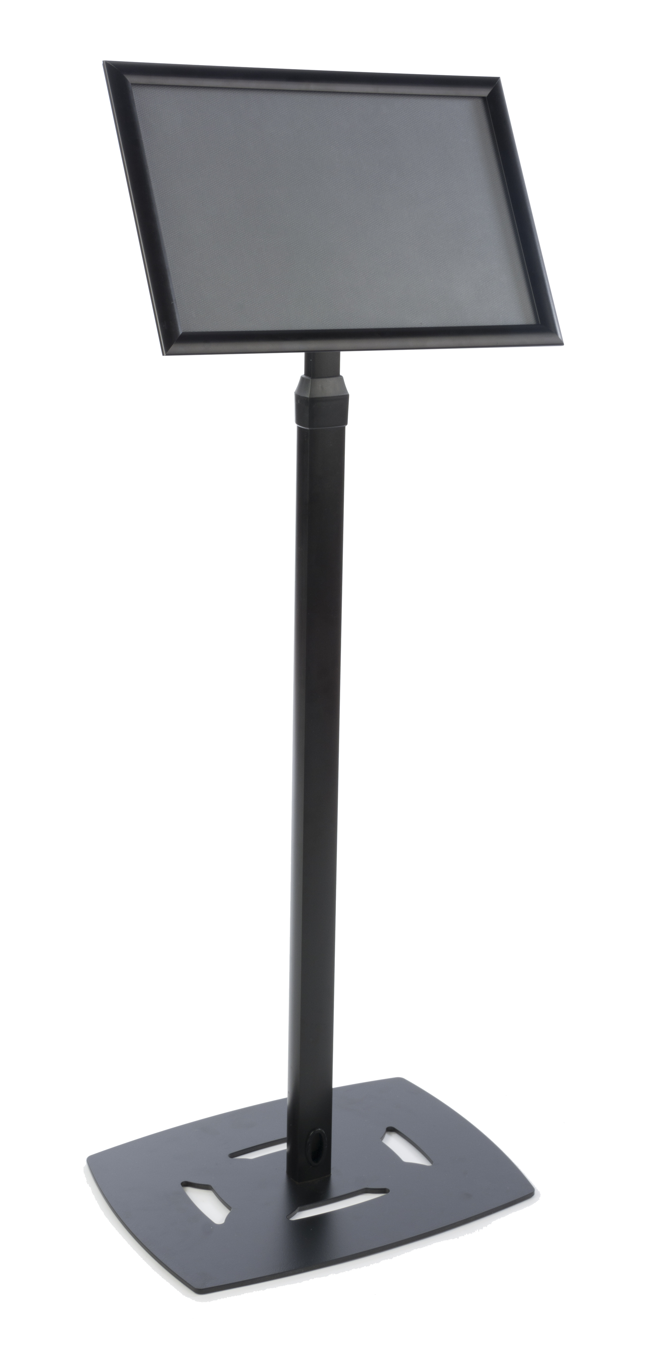 Black 11 x 17 Poster Frame Pedestal | Rotating & Tilting | Displays2Go