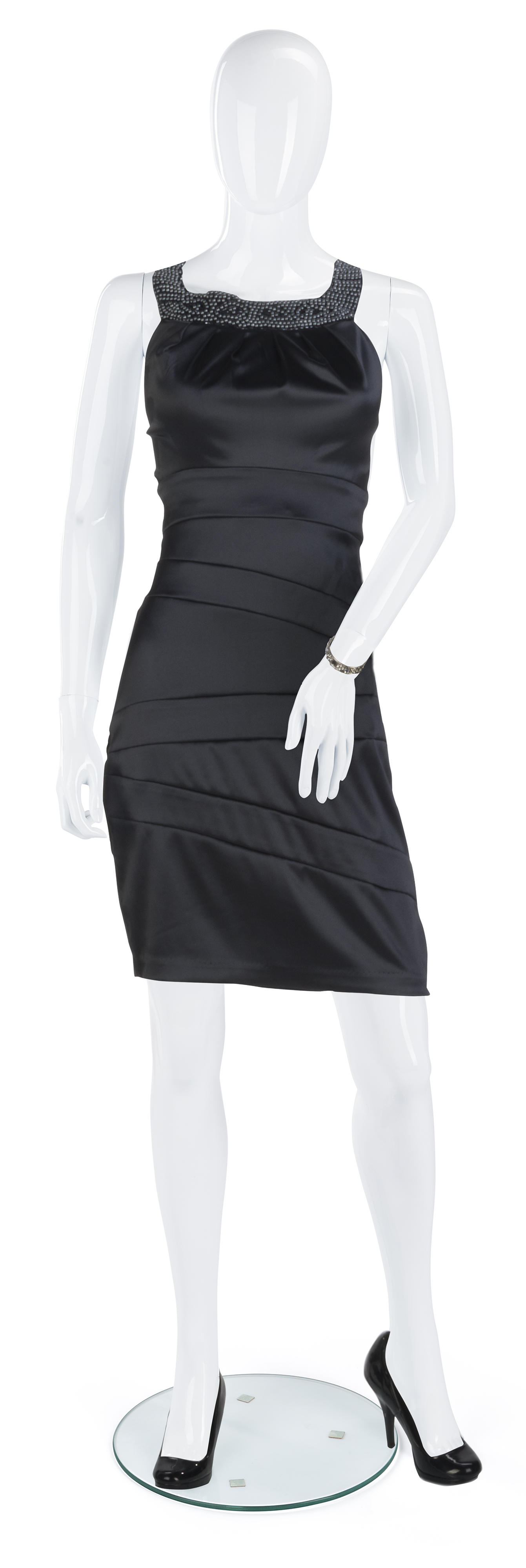White Female Mannequin | Glossy Finish | Displays2Go