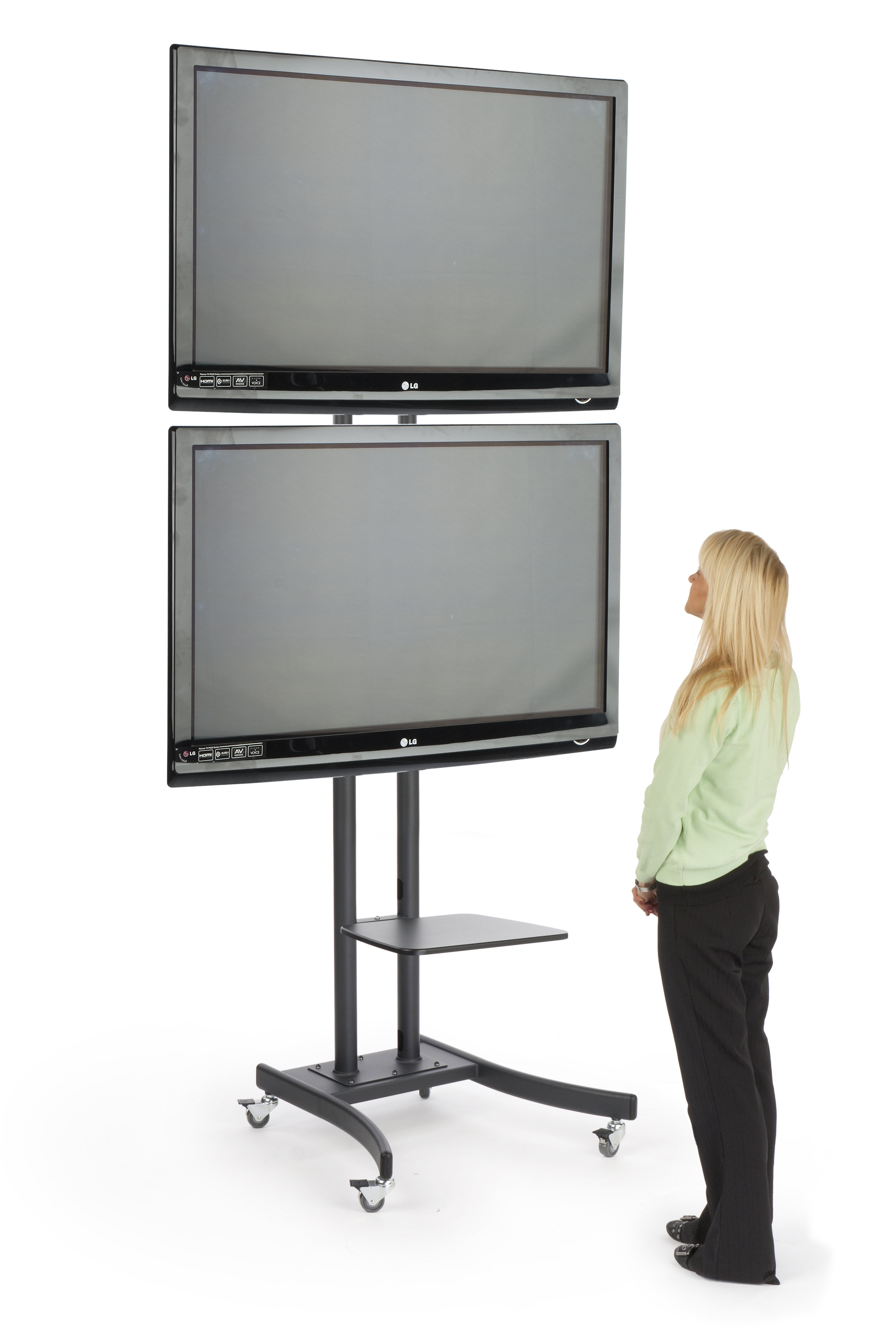 Dual Monitor LCD Stand - 32"-65" Screens | Displays2Go