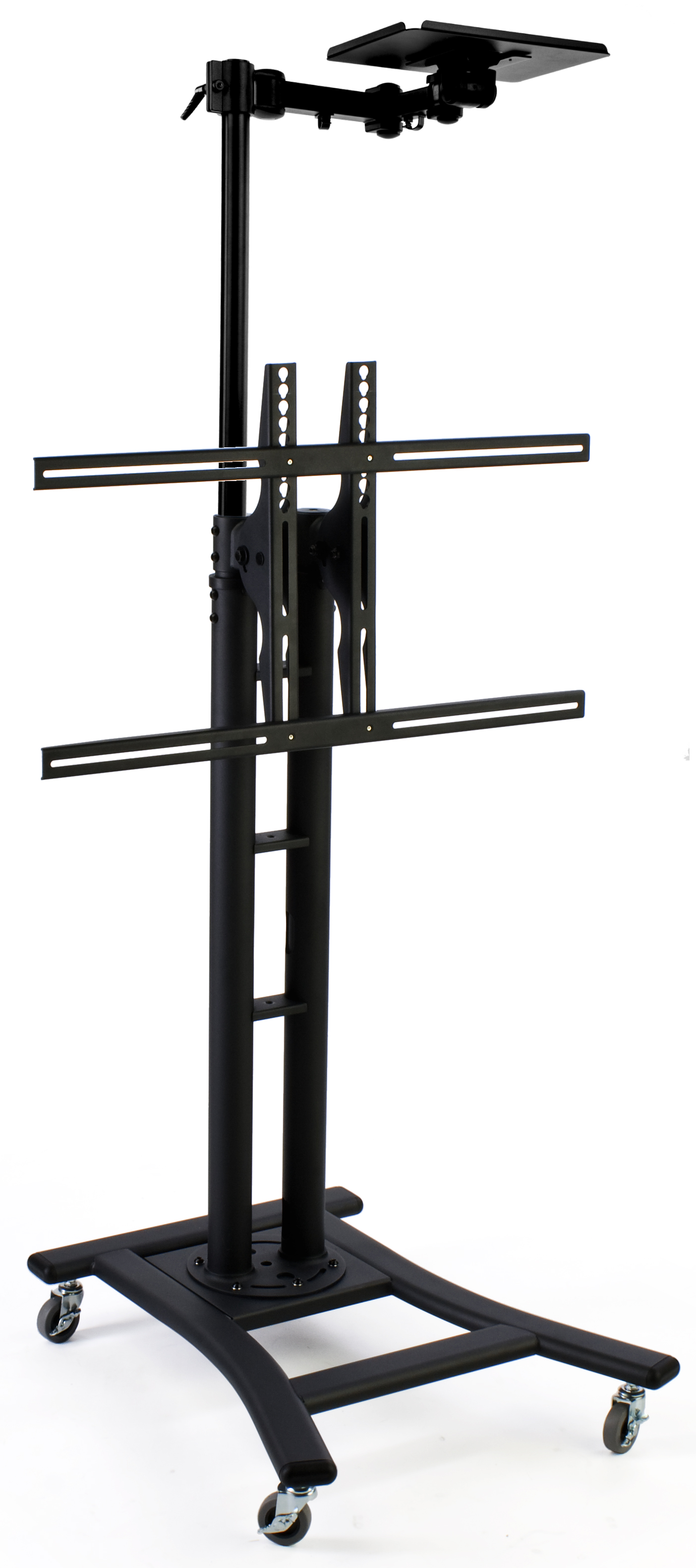 LCD Stand | Adjustable with Camera Shelf for 37”-70” Screens | Displays2Go