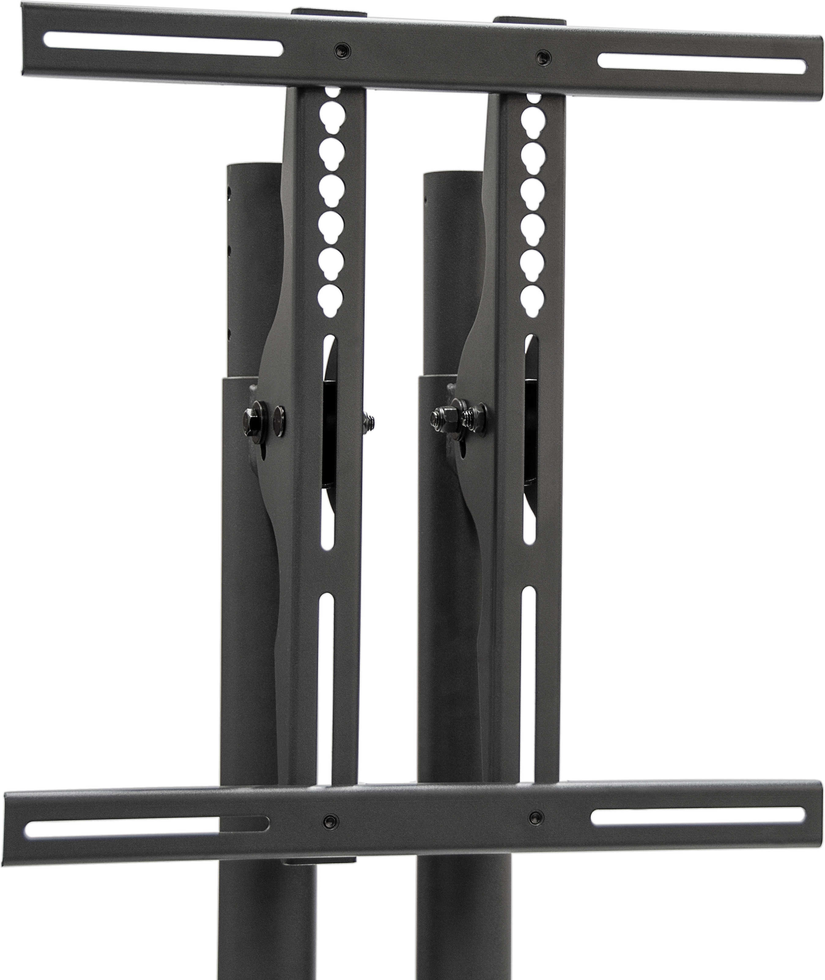 Portable TV Rack | 19” AV Shelf for Media Storage | Displays2Go