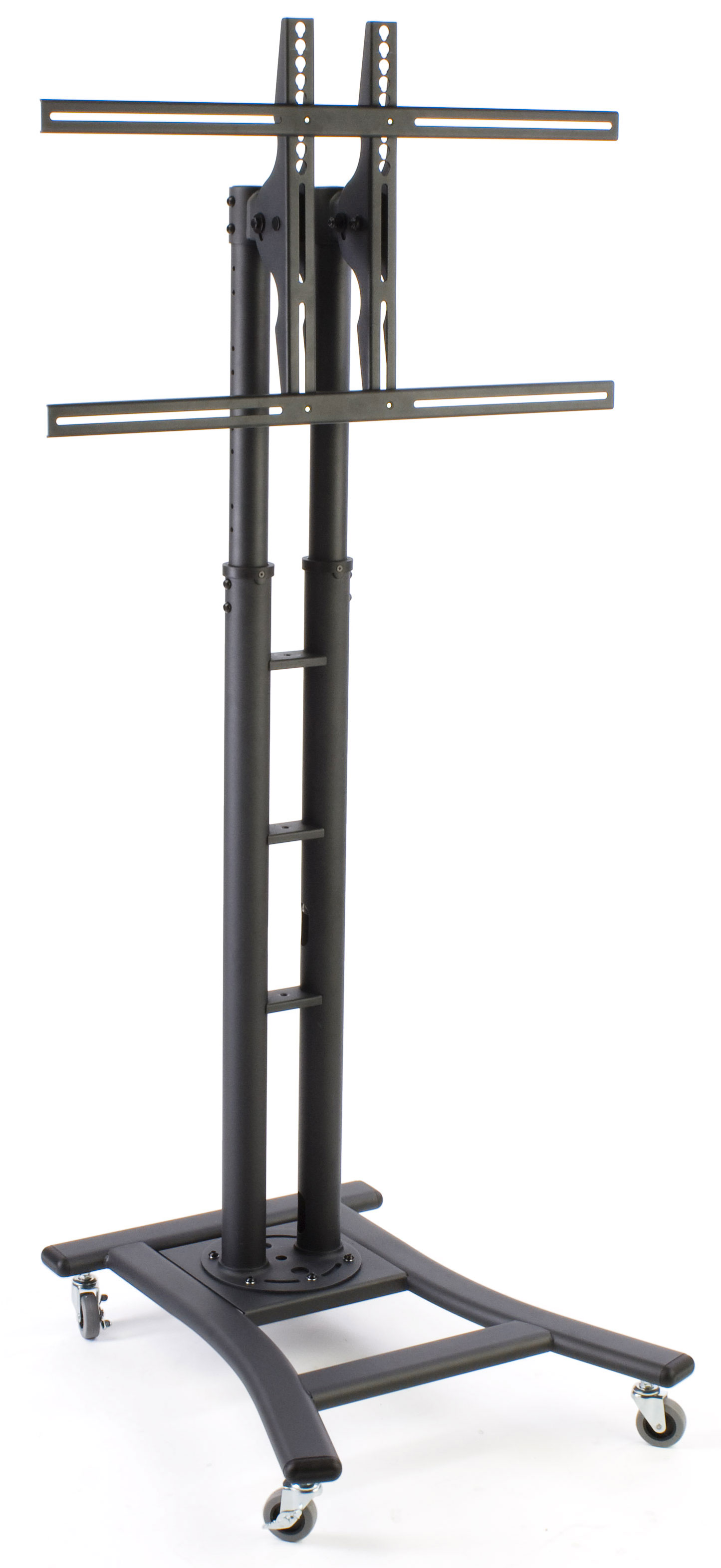 Adjustable Portable Flat Screen TV Stand | Locking Wheels | Displays2Go