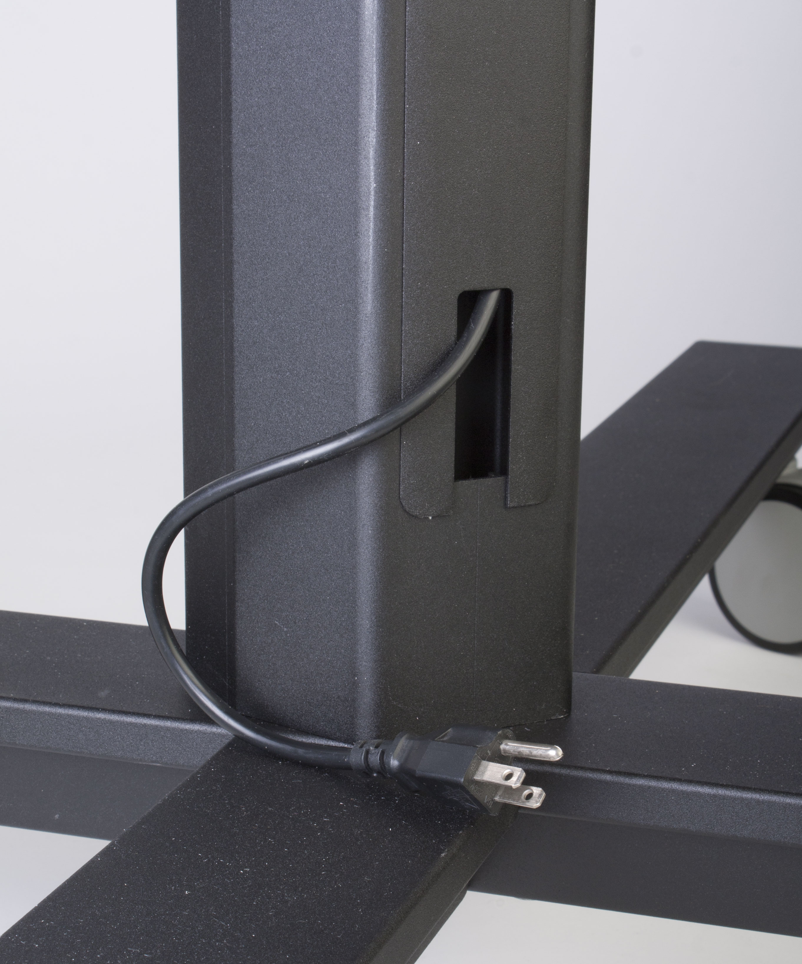 Flat Panel LCD Stand - Cast Aluminum, Black Finish | Displays2Go