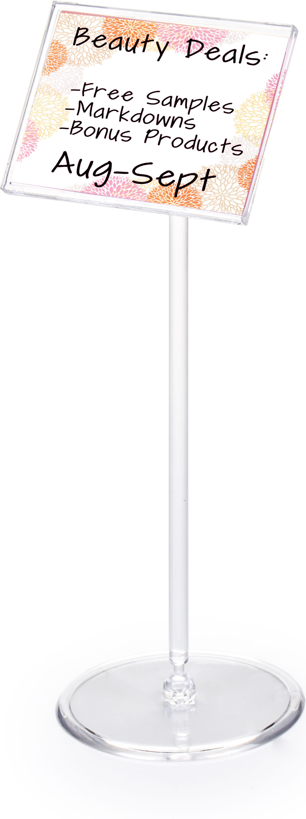 20cm Tall Small Sign Stand | for Product Labeling | Displays2Go