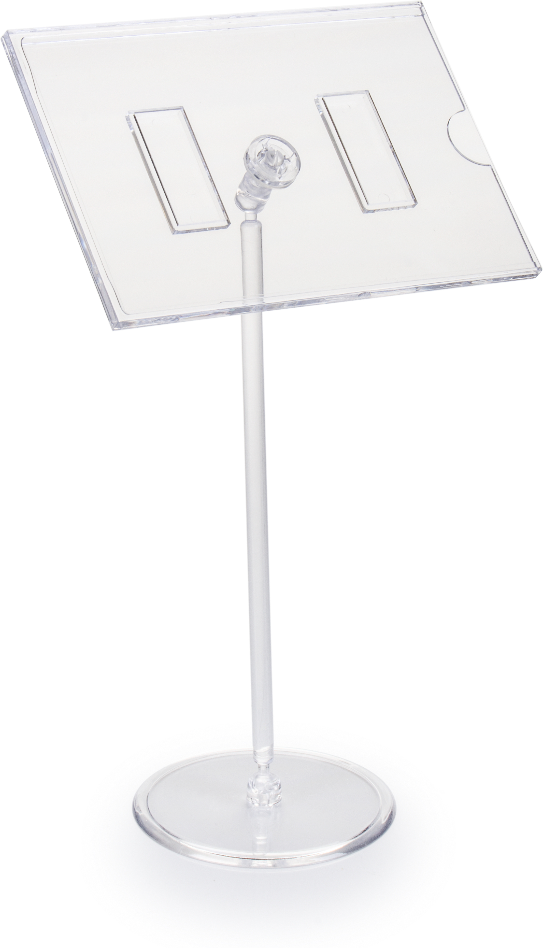 Table Sign Stand | 9-1/2” Tall Holder with Picture Clip | Displays2Go