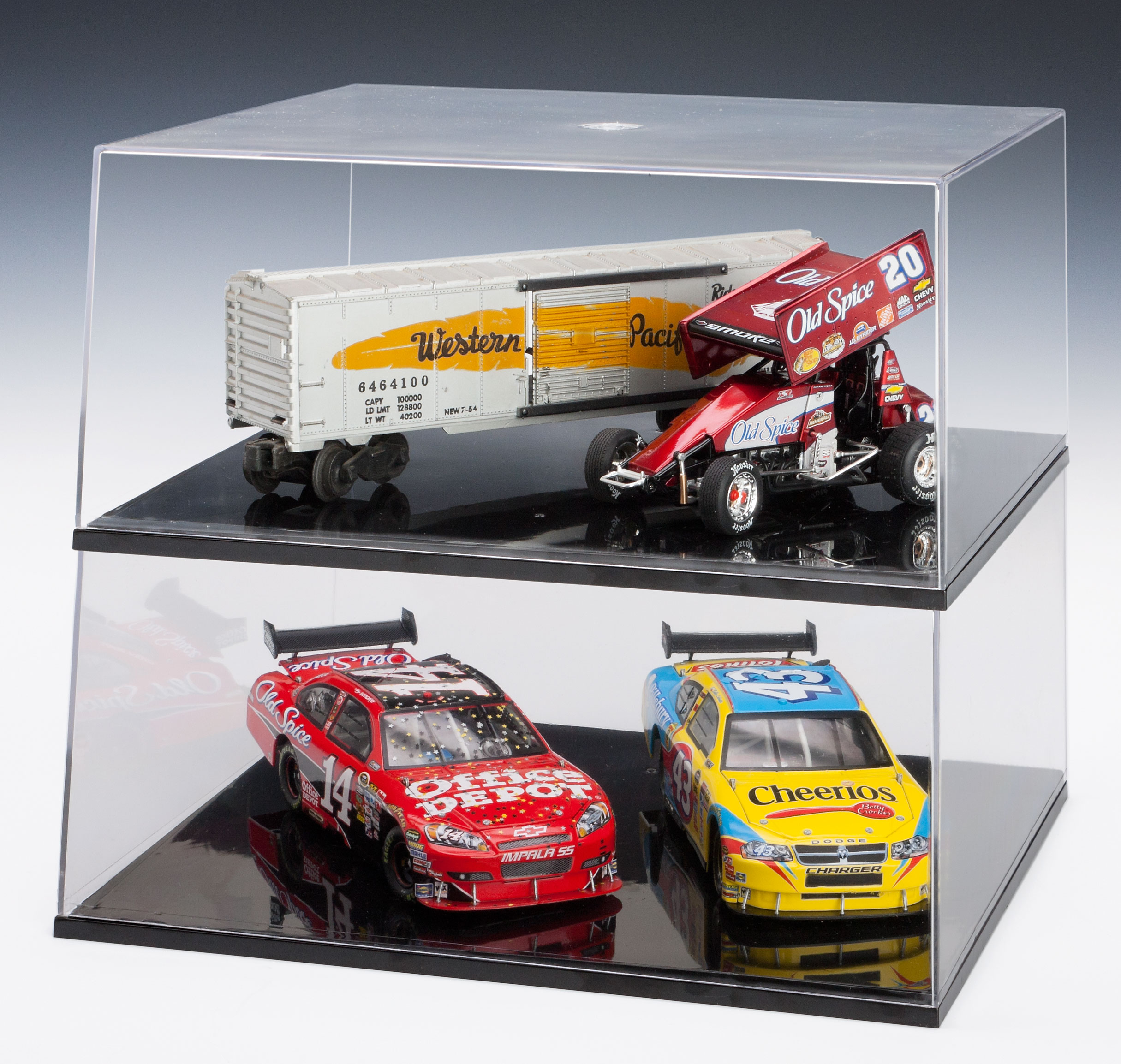 Car Display Case | Ideal for Diecast Model Planes or Tanks | Displays2Go