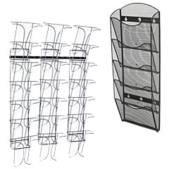 Wall Mounted Magazine Racks | Hanging Literature Holders