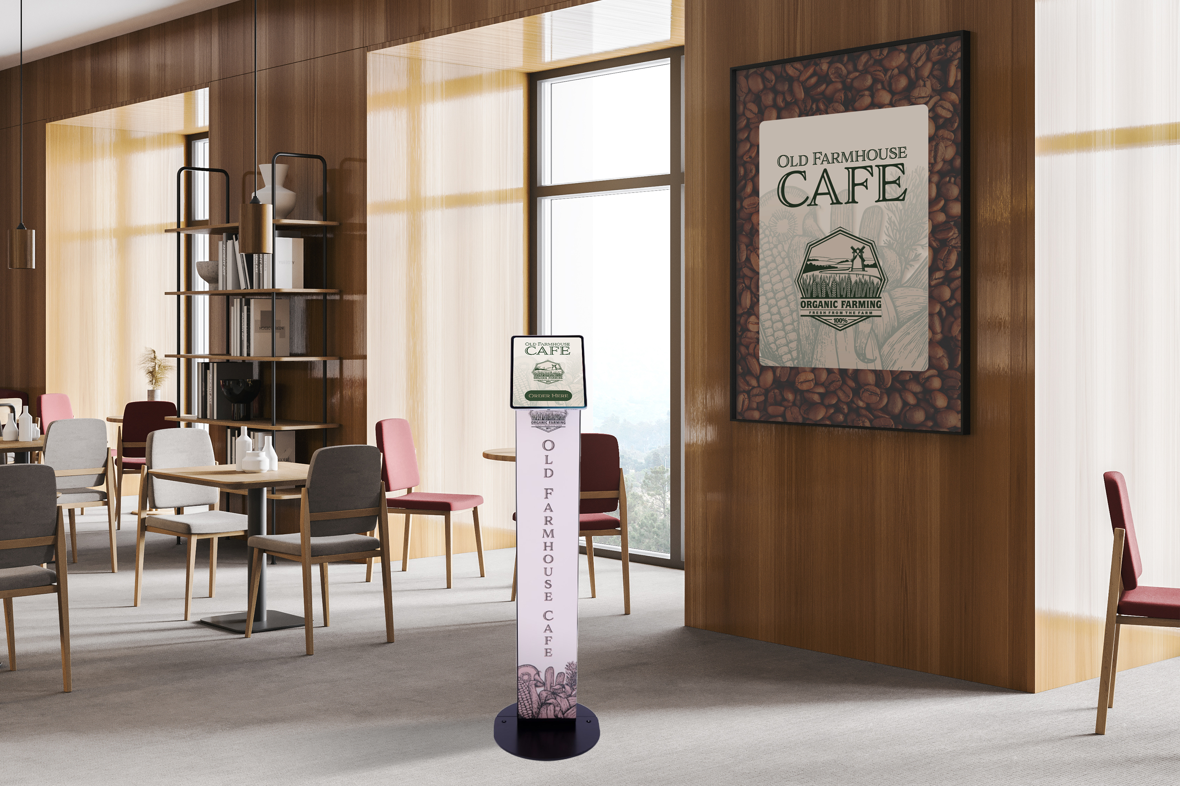 Magnetic Tablet Kiosk Stand | Custom Printed Design | Displays2Go