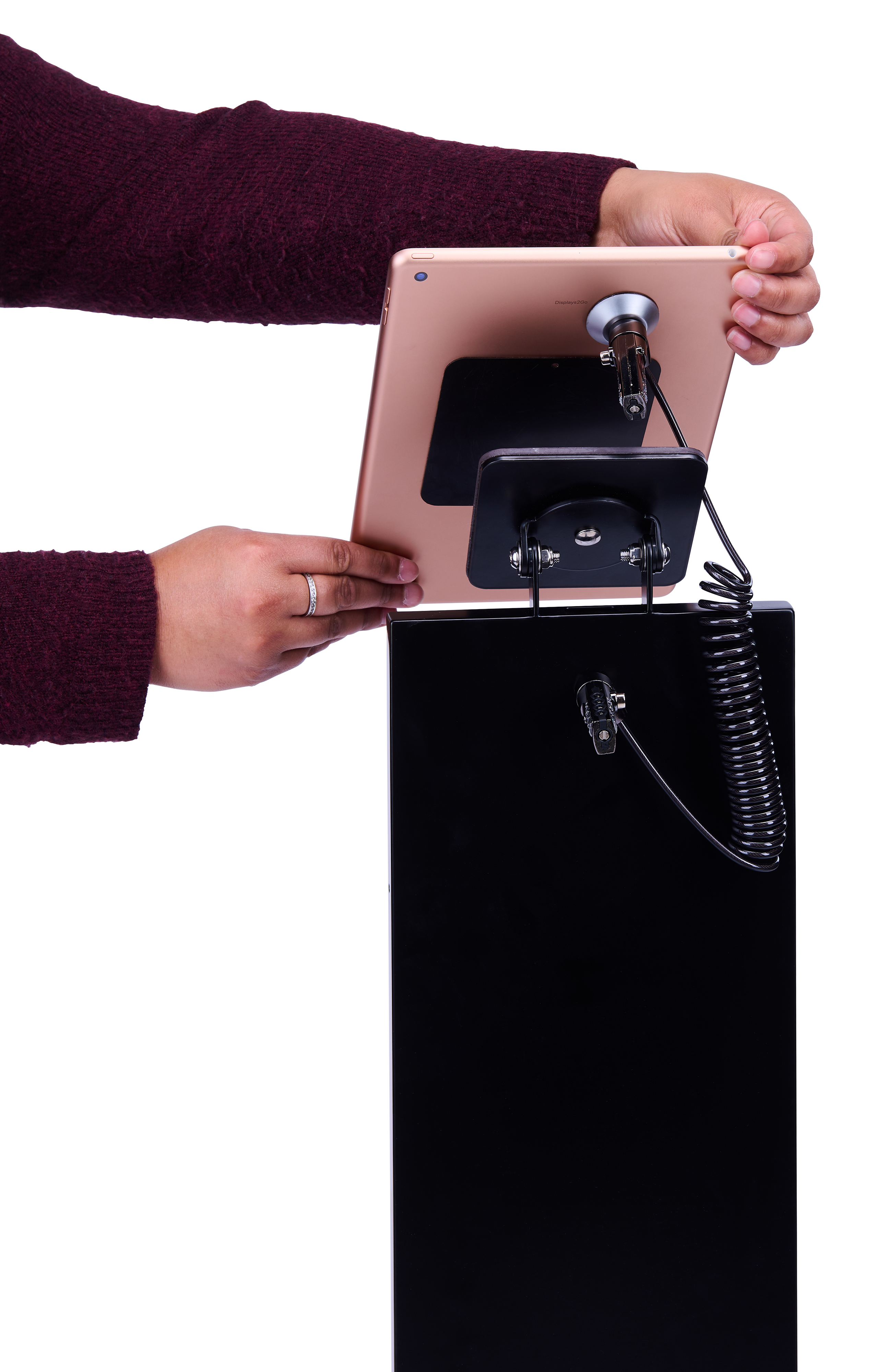 Magnetic Tablet Kiosk Stand | Custom Printed Design | Displays2Go