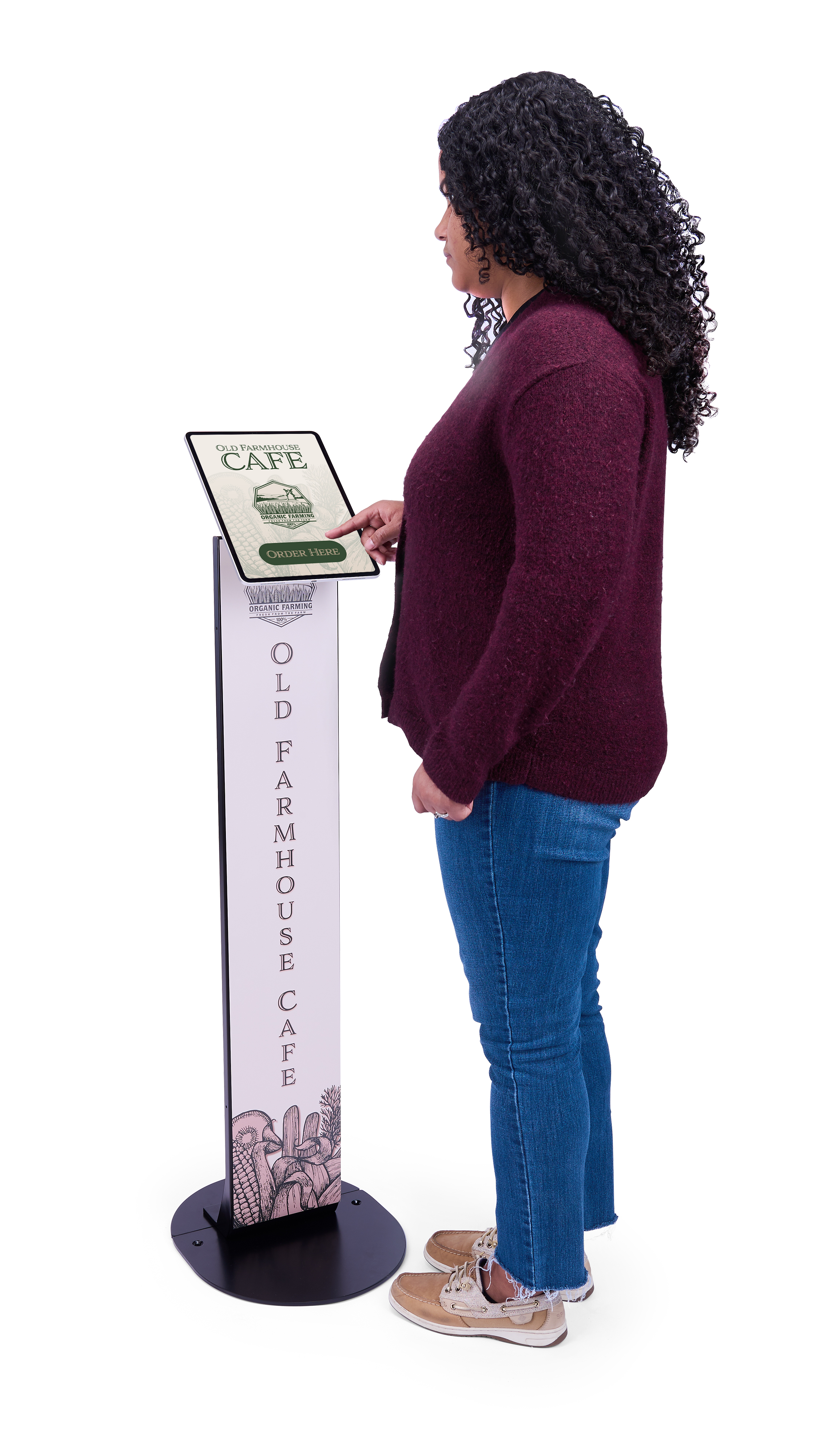 Magnetic Tablet Kiosk Stand | Custom Printed Design | Displays2Go