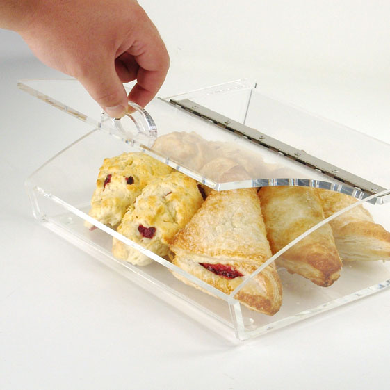 Curved Acrylic Food Display - For Pastries & Donuts | Displays2Go