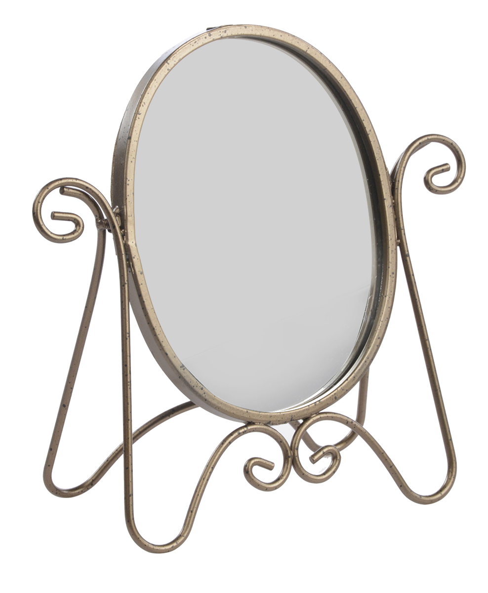 Speckled Chocolate Jewelry Store Mirror | Collapsible Legs | Displays2Go