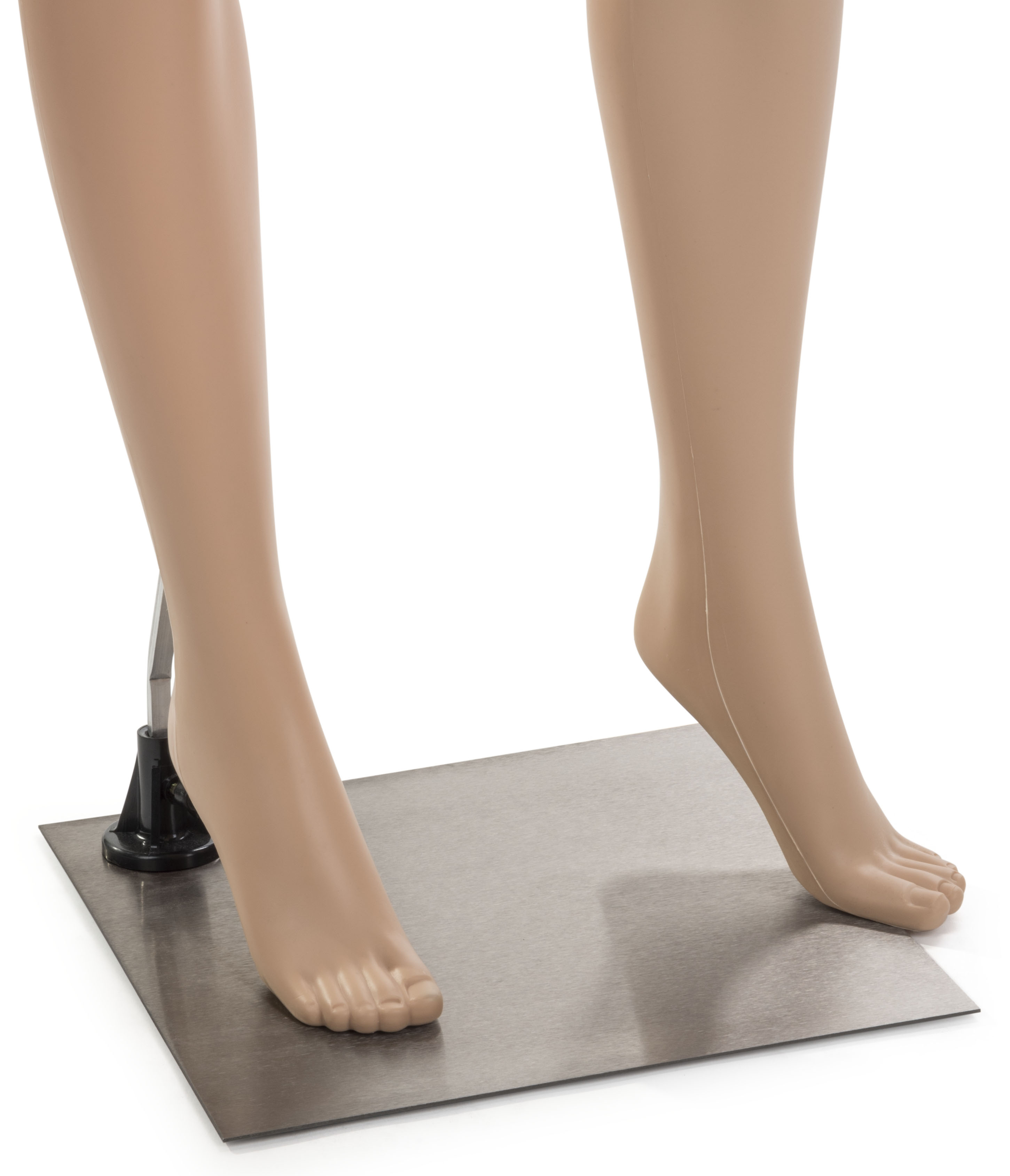 Female Mannequin Leg Form | Metal Base | Displays2Go