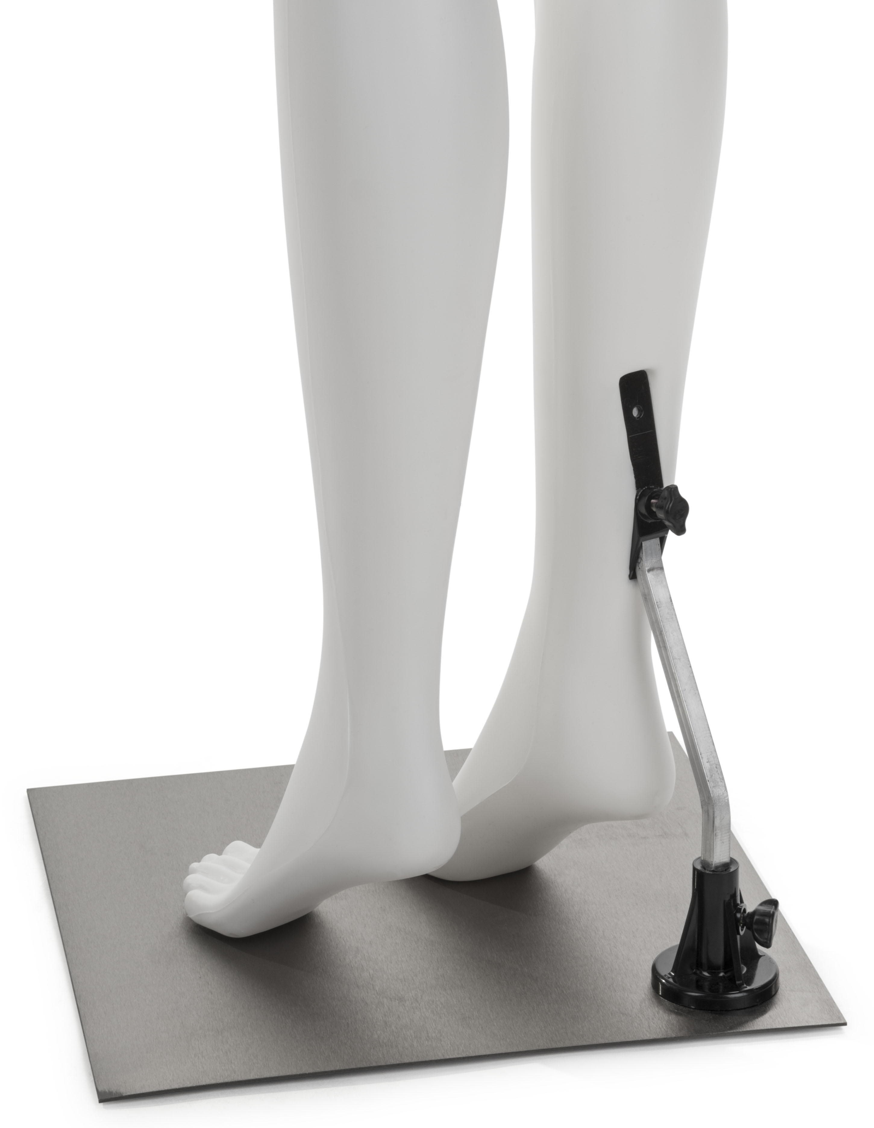White Lower Body Mannequin | Feet Together Pose | Displays2Go