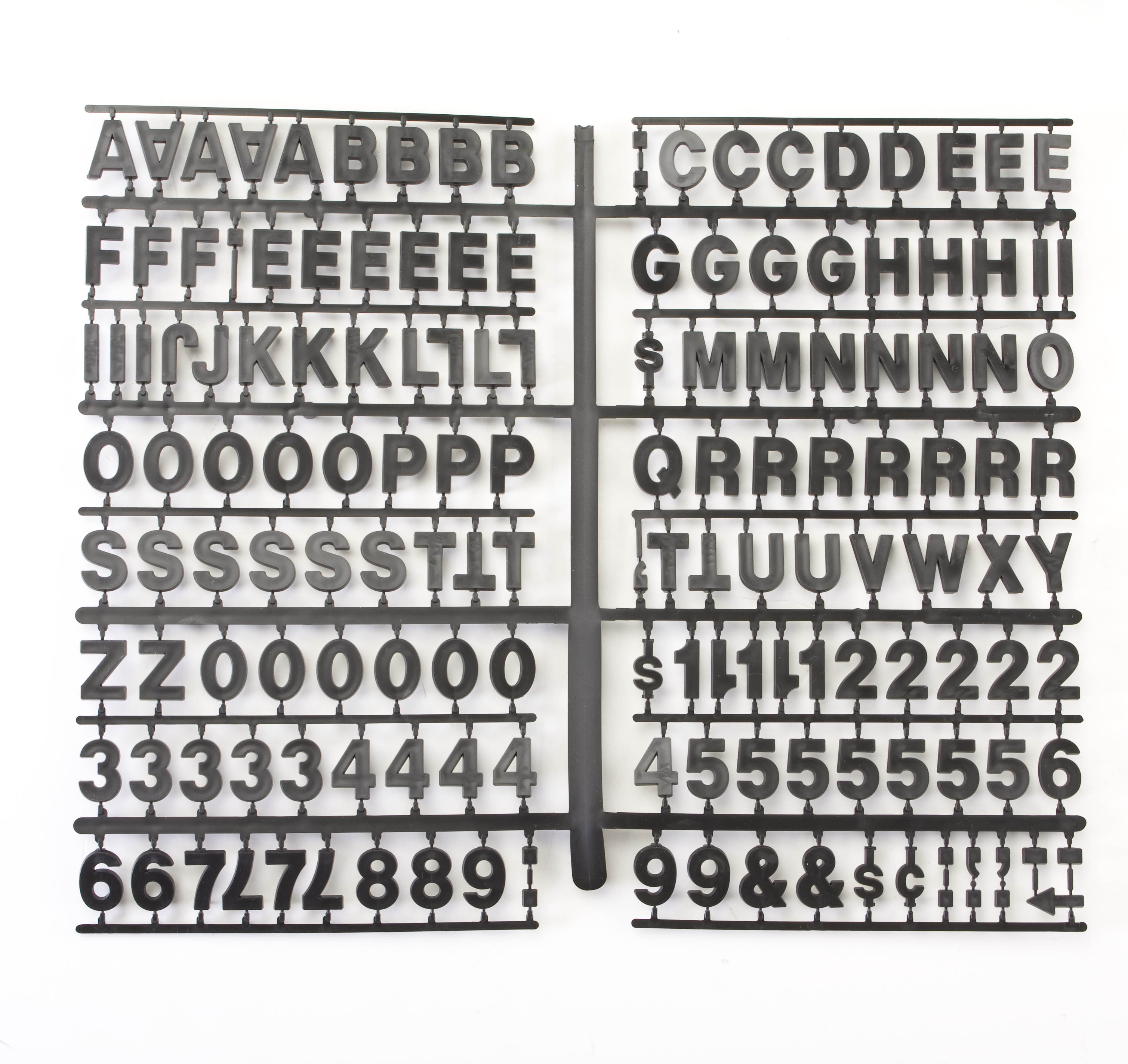 Sign Letter Set 3/4" - (6) Sheets | Displays2Go