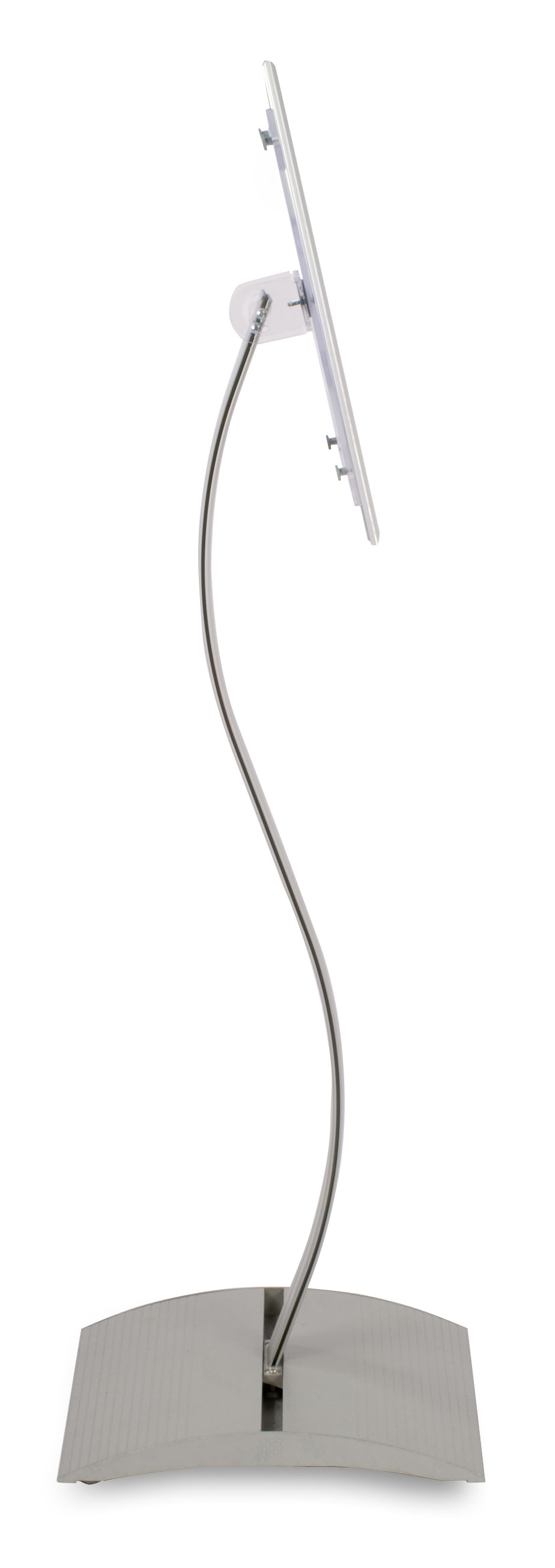 These sign holders, menu stands feature adjustable frames and curved ...