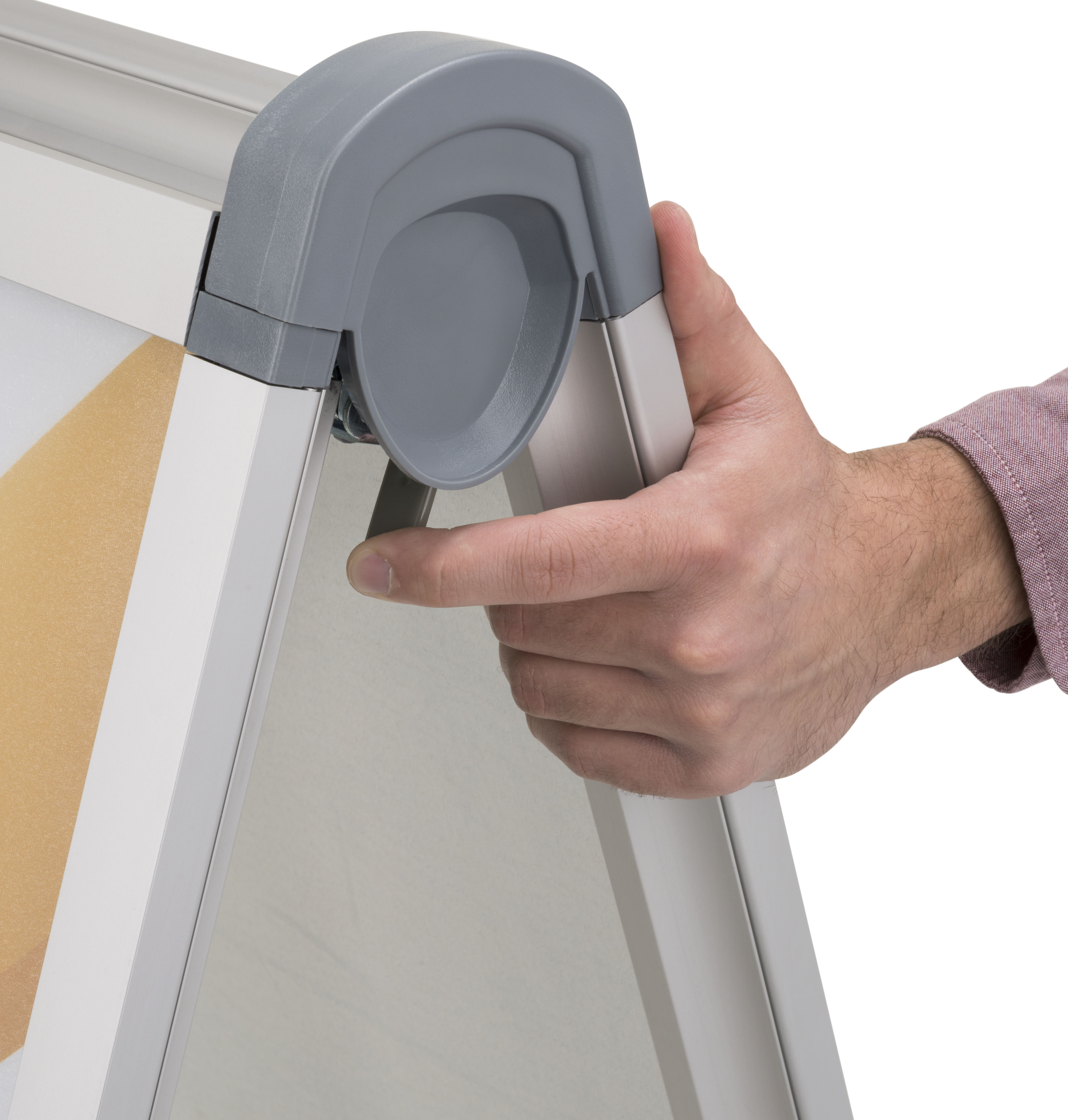 Silver Aluminum Outdoor Snap Poster A-Frame | 24x36 Posters | Displays2Go