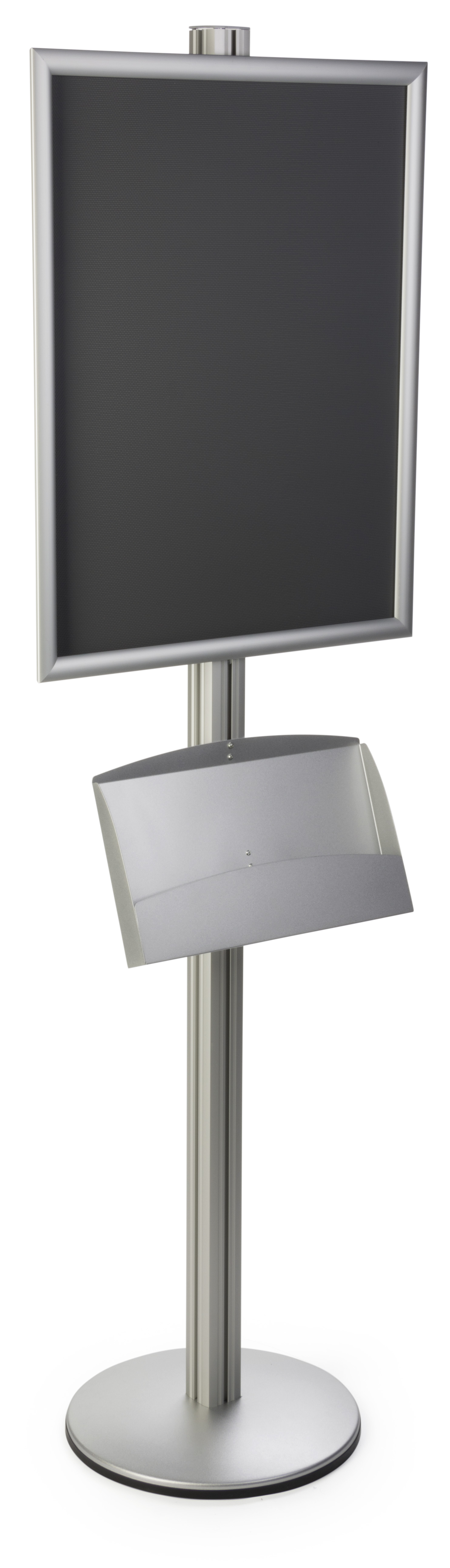 22x28 Frame Stand with Pamphlet Pockets | 4 Literature Slots | Displays2Go