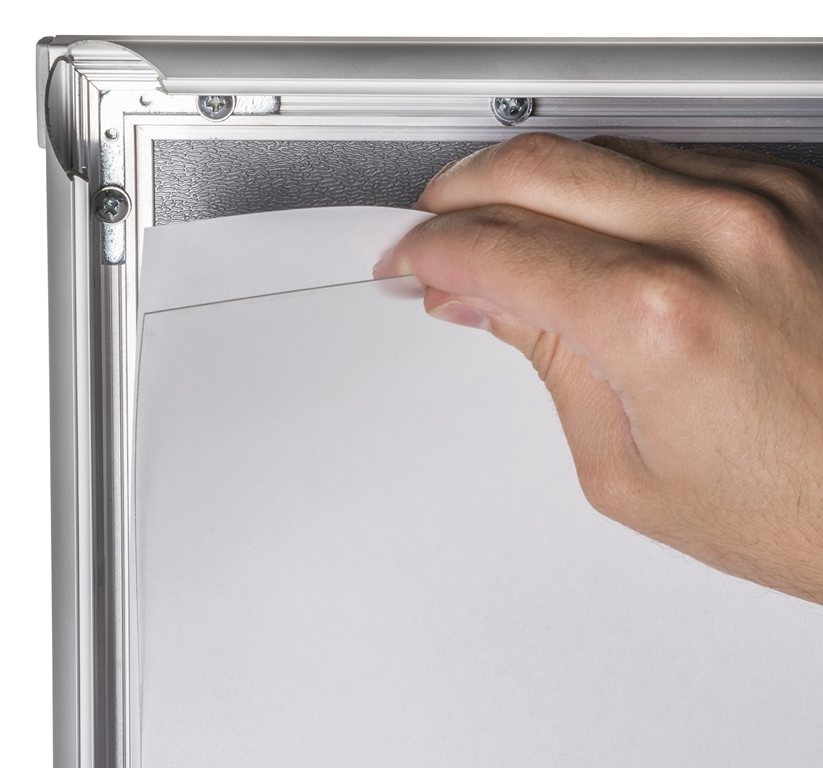 Dual Poster Fixed Post Display Stand | Holds (2) 22 x 28 Graphics ...