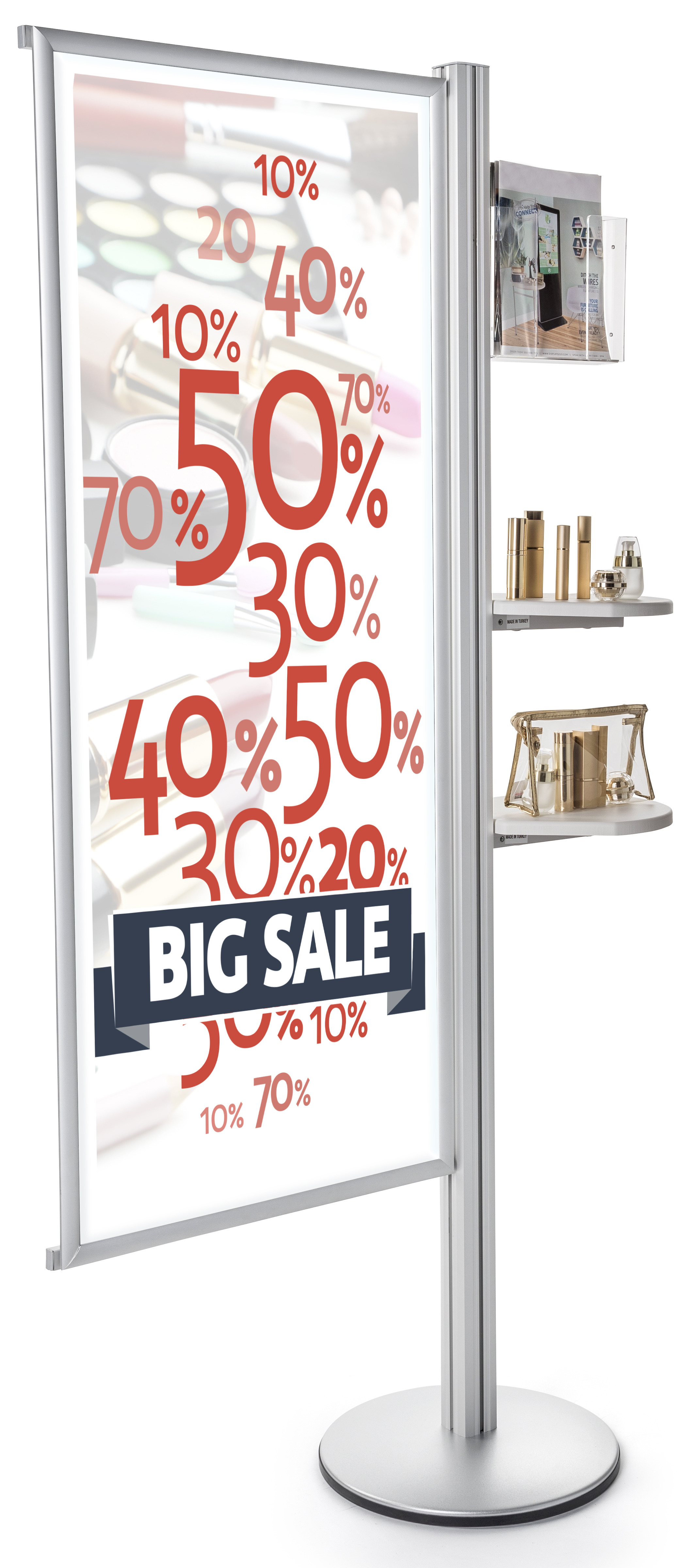 Snap Frame Dual Offset Literature Display Stand | 22 x 56 Graphic ...