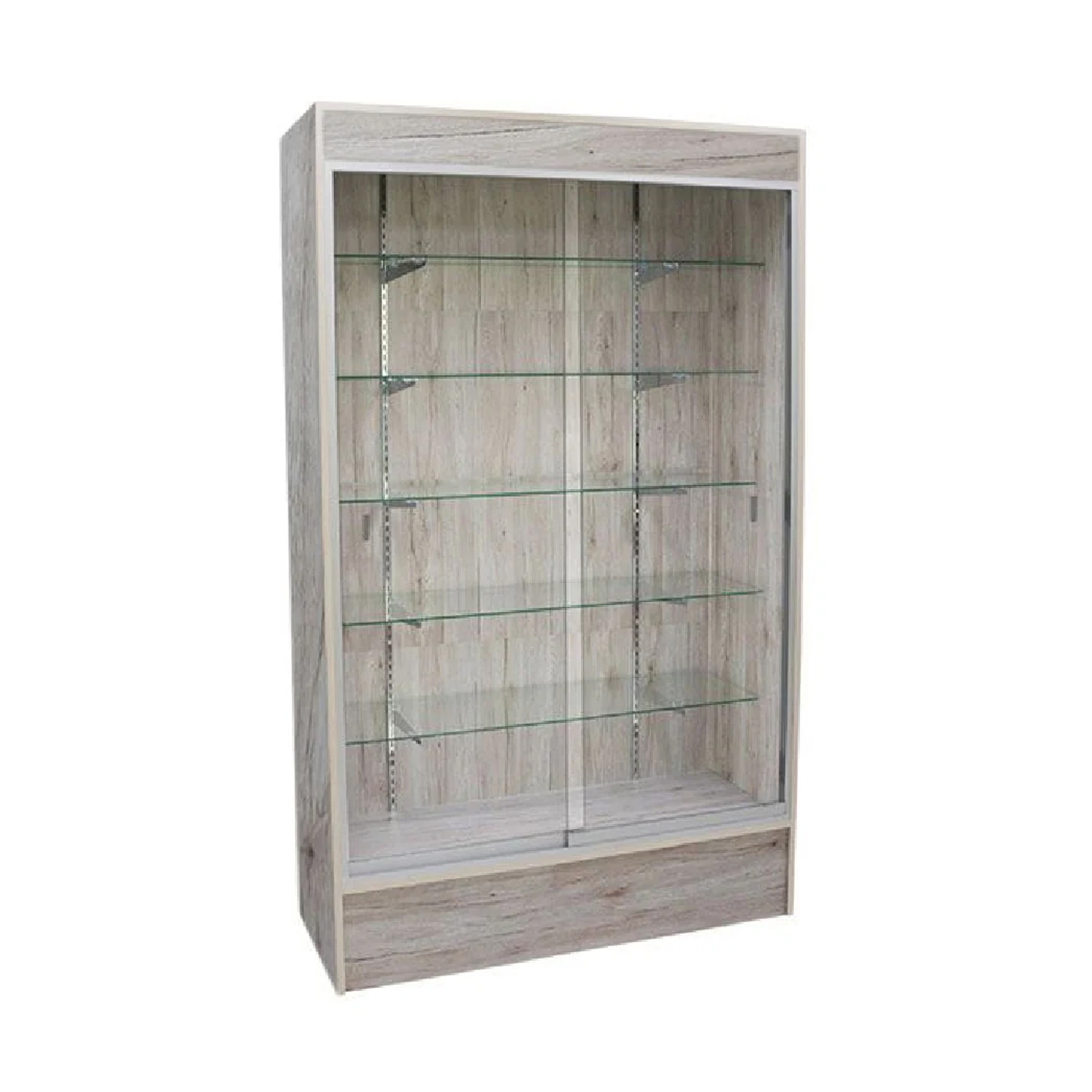 Barnwood Display Case | LED Lighting | Displays2Go