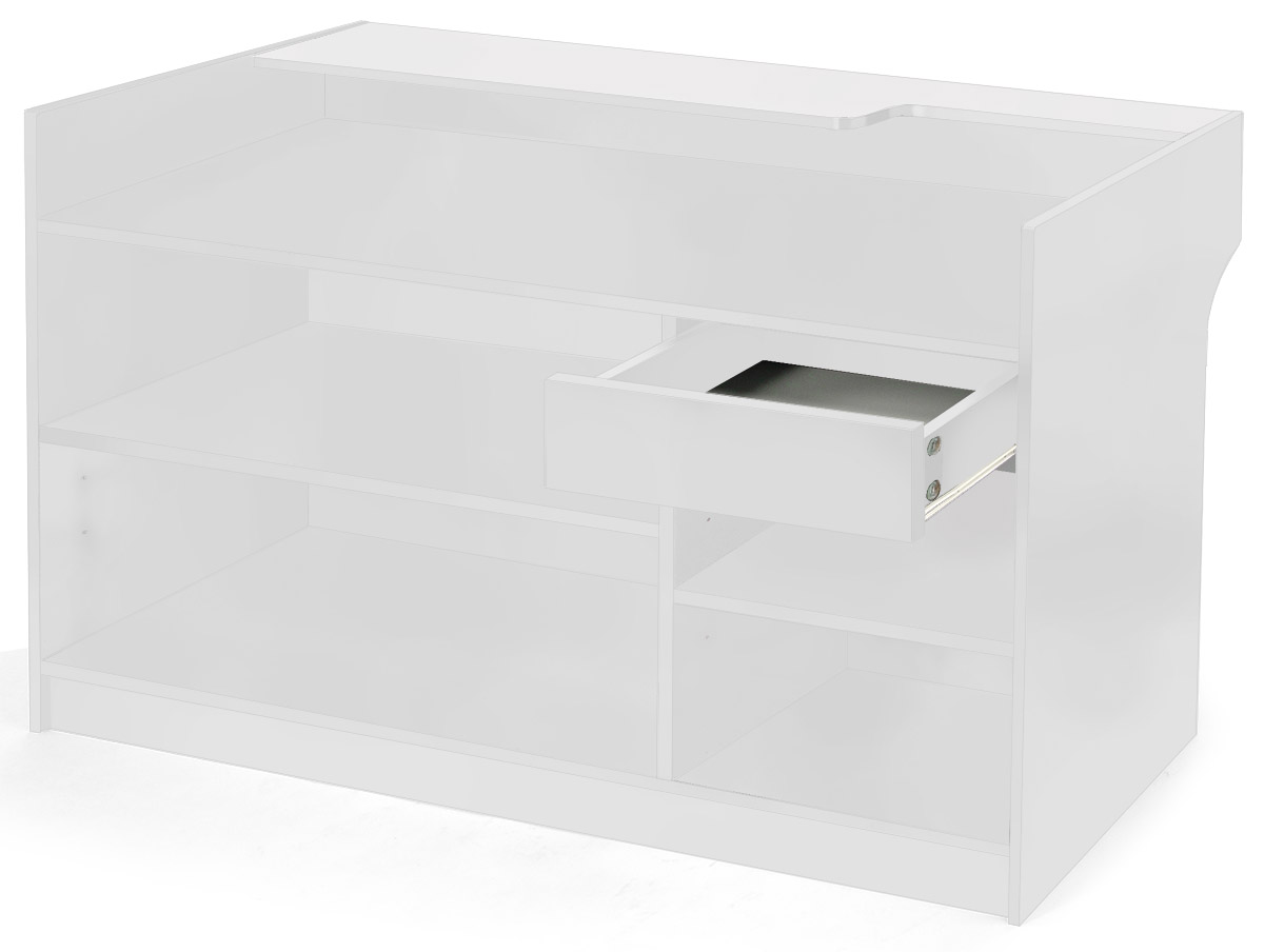 Cash Register Stand | Lockable Cash Drawer | Displays2Go