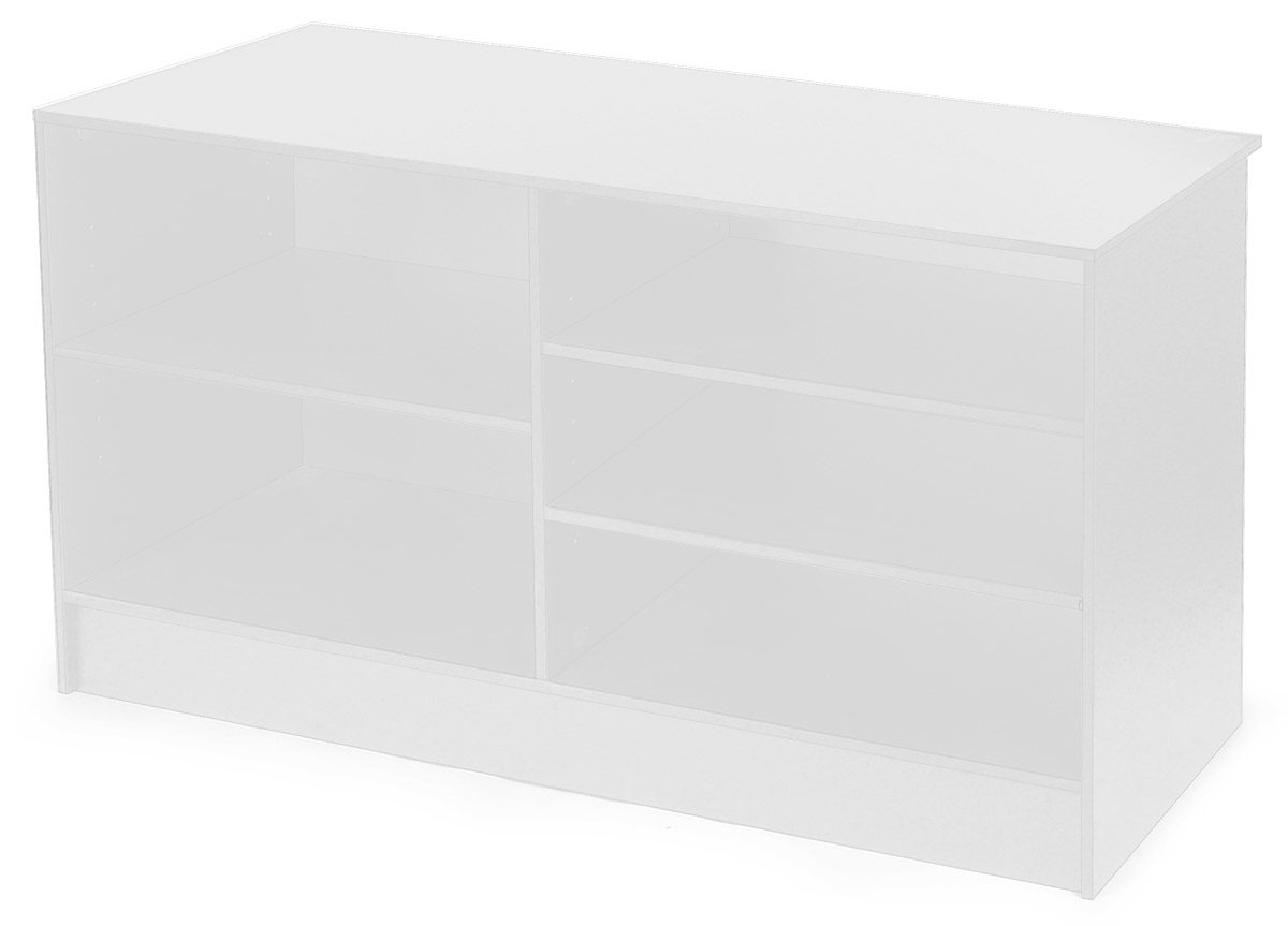 6’ White Store Counter | Retail Display | Displays2Go