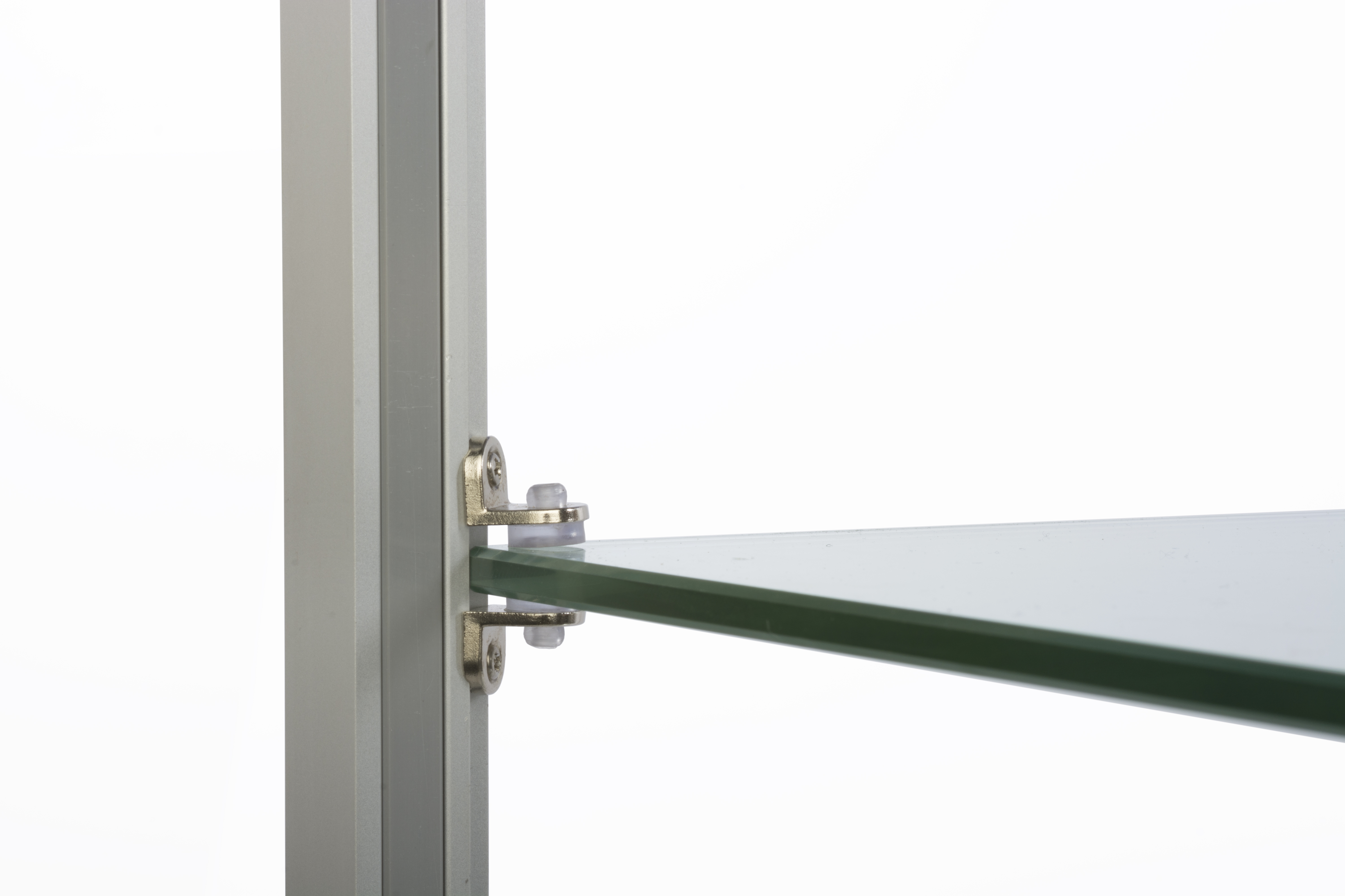 Glass Tower Shelves | Adjustable Height | Displays2Go