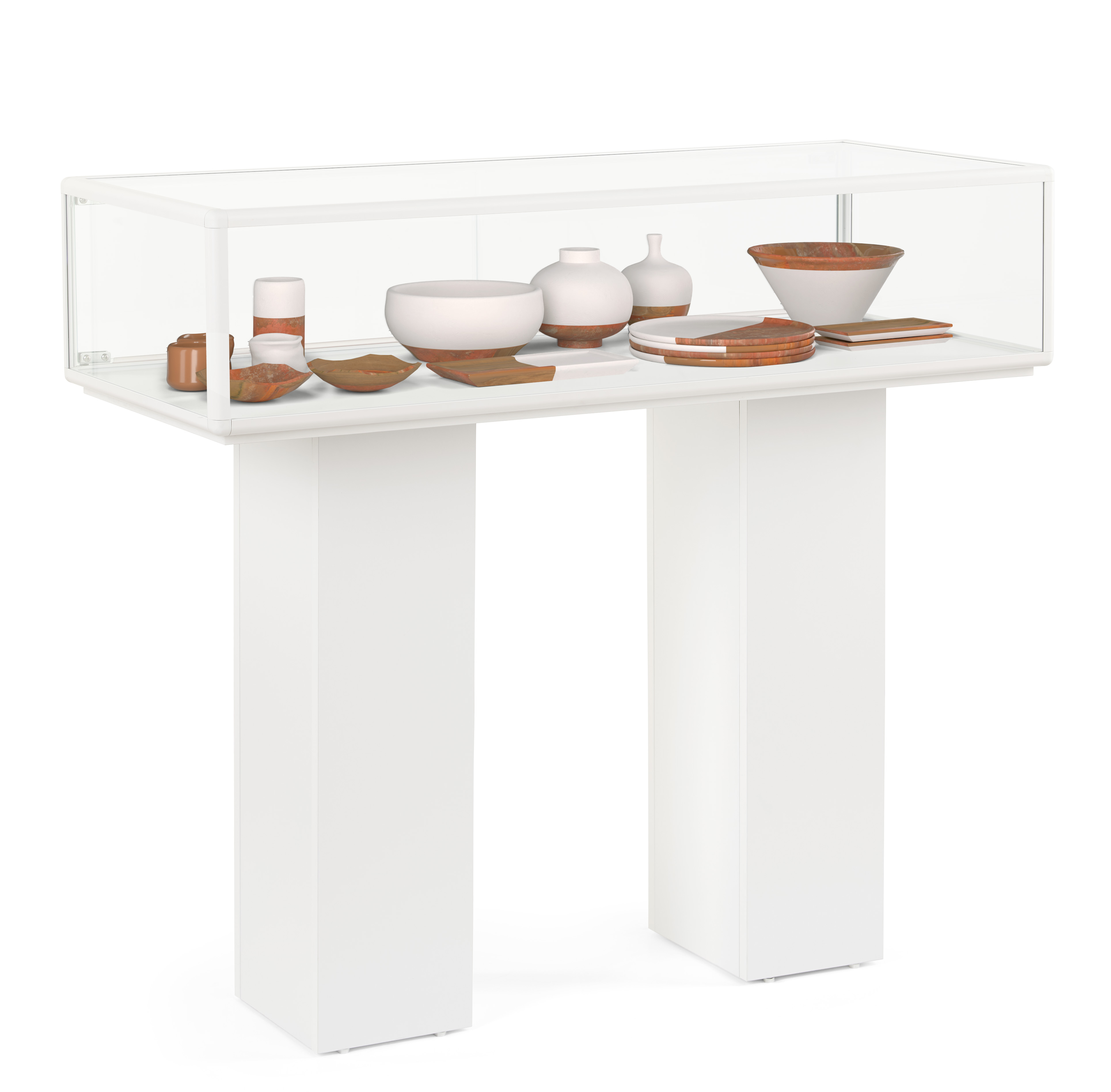 Table Display Case | Tempered Glass | Displays2Go