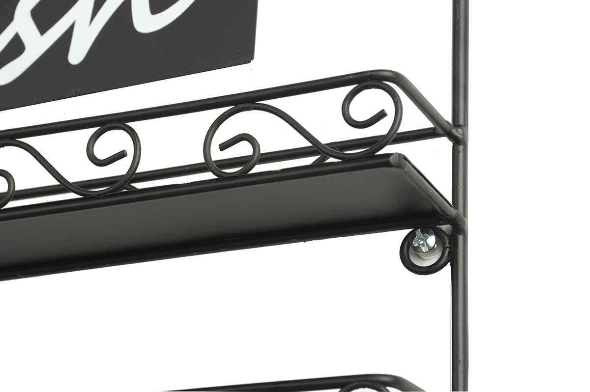 Hanging Nail Polish Rack with 6 Shelves Holds up to (102) Bottles ...